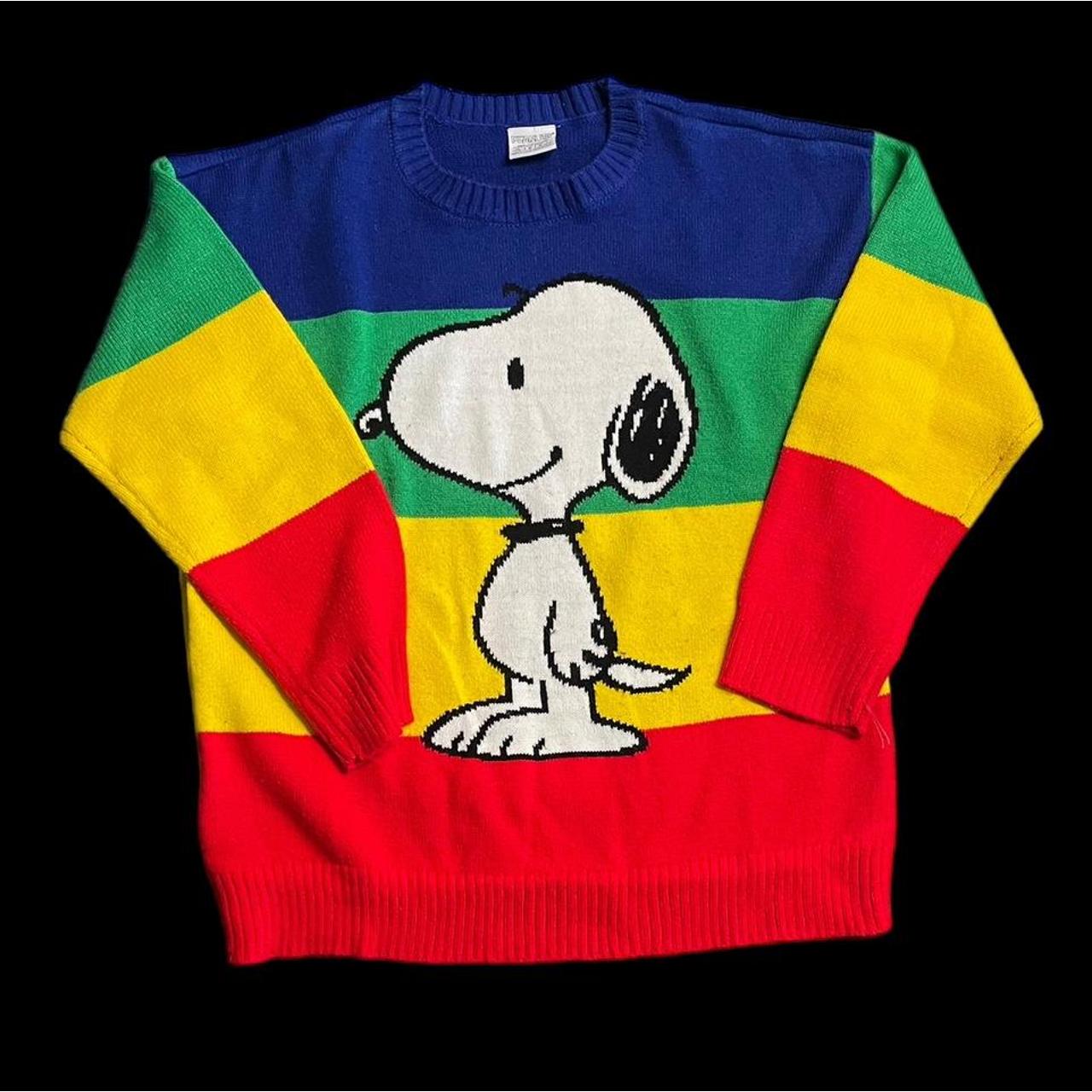 Peanuts Sweater, Wool material Tagged... - Depop