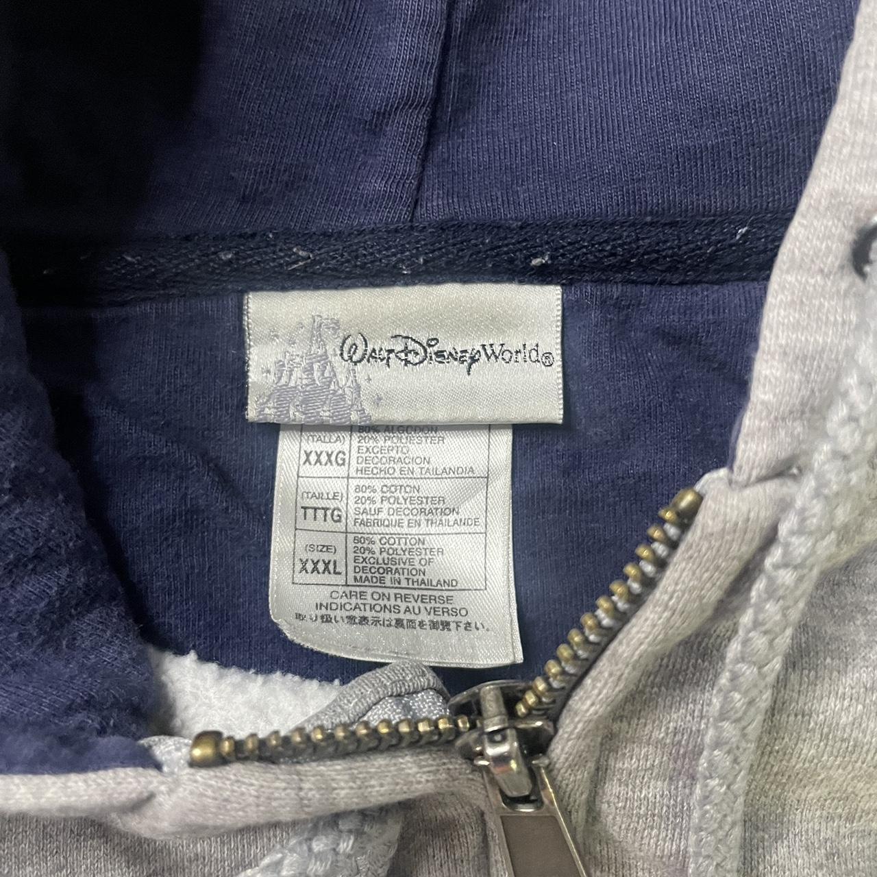 Walt disney embroidered zip up tagged 3xl fits boxy... - Depop