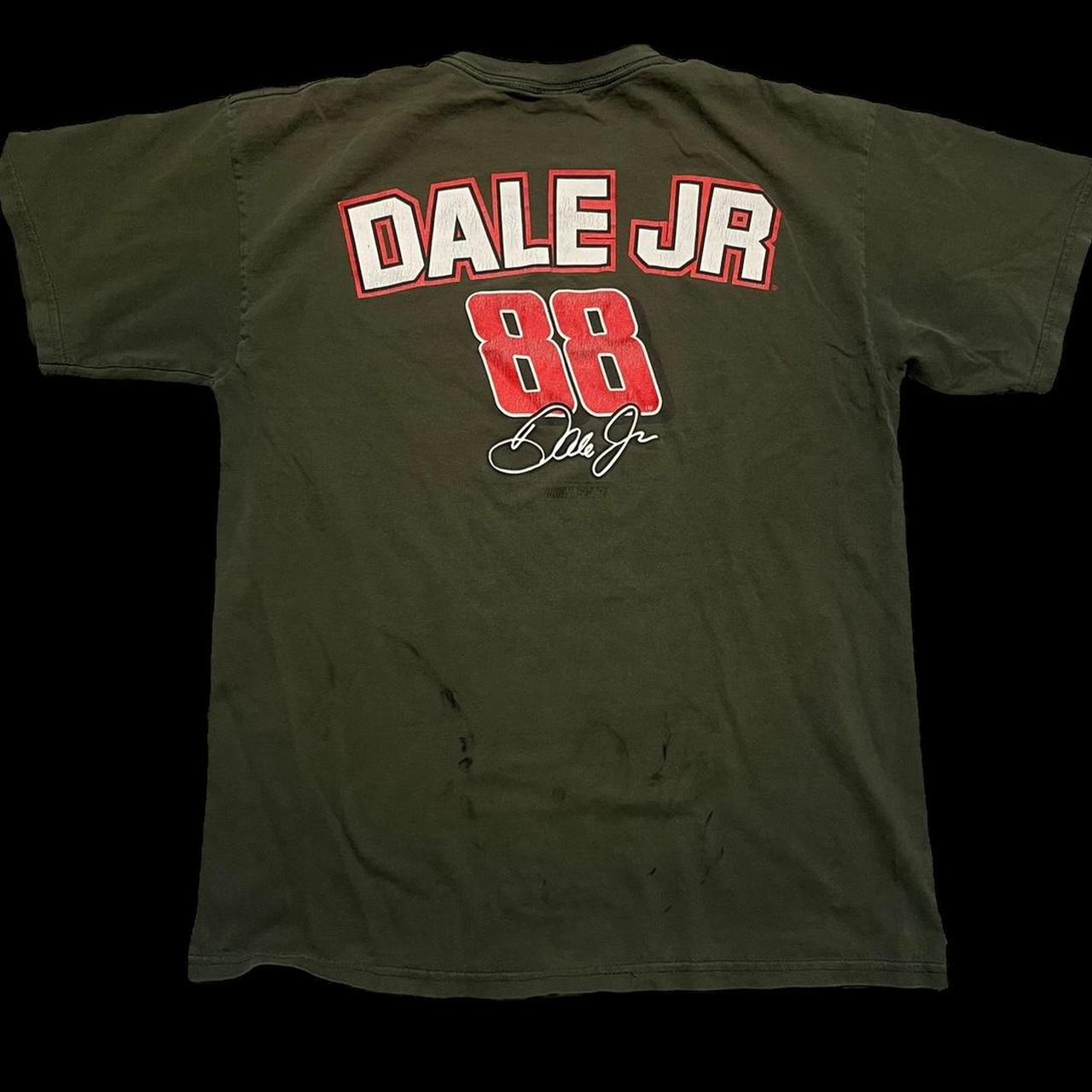 Dale Jr Racing T size L measurements shown in... - Depop