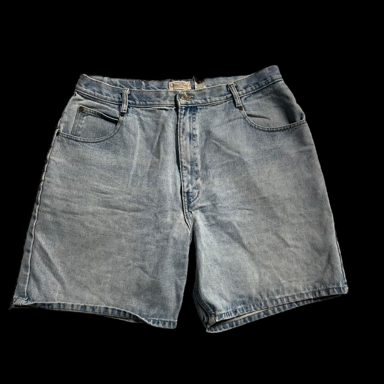 Jorts size 18 measurements shown in photo no... - Depop
