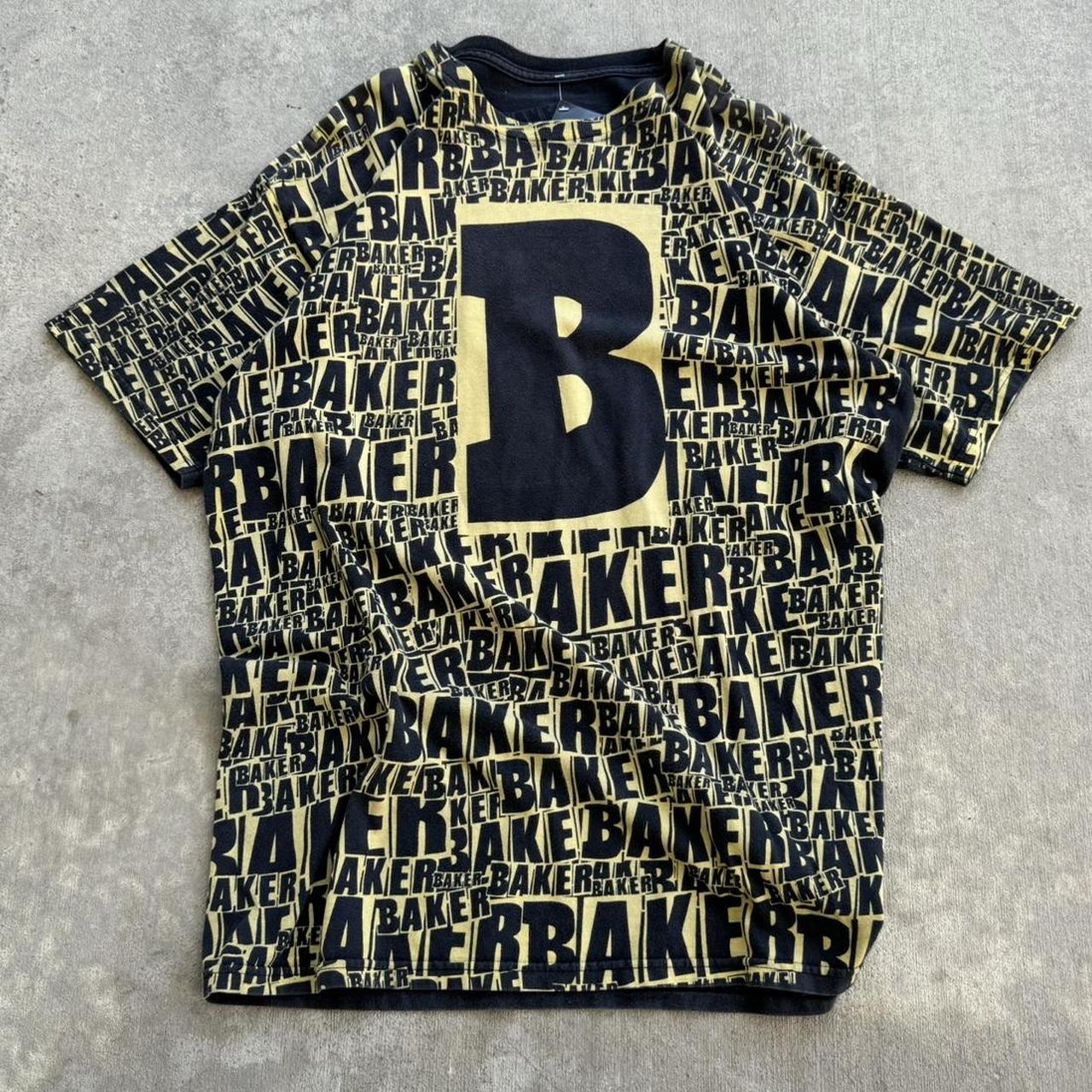 Item: Baker AOP t — Size:L — MEASUREMENTS ARE SHOWN... - Depop
