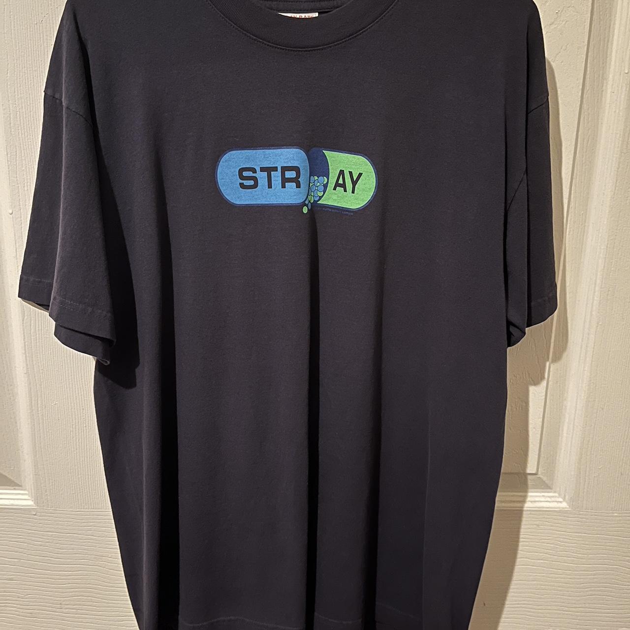 Stray Rats Men's Navy T-shirt | Depop