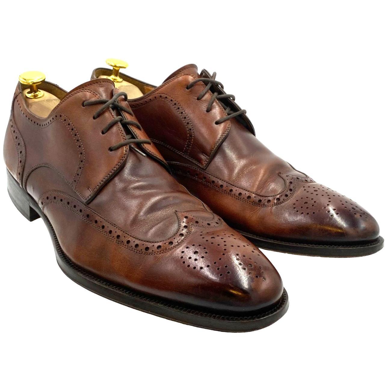 Magnanni Model: 12434 Antiqued patina calfskin... - Depop