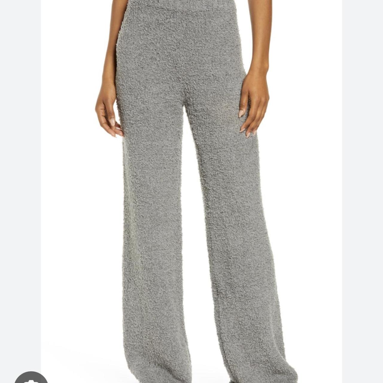 SKIMS COZY KNIT BOUCLE PANTS SIZE S/M Gently worn... - Depop