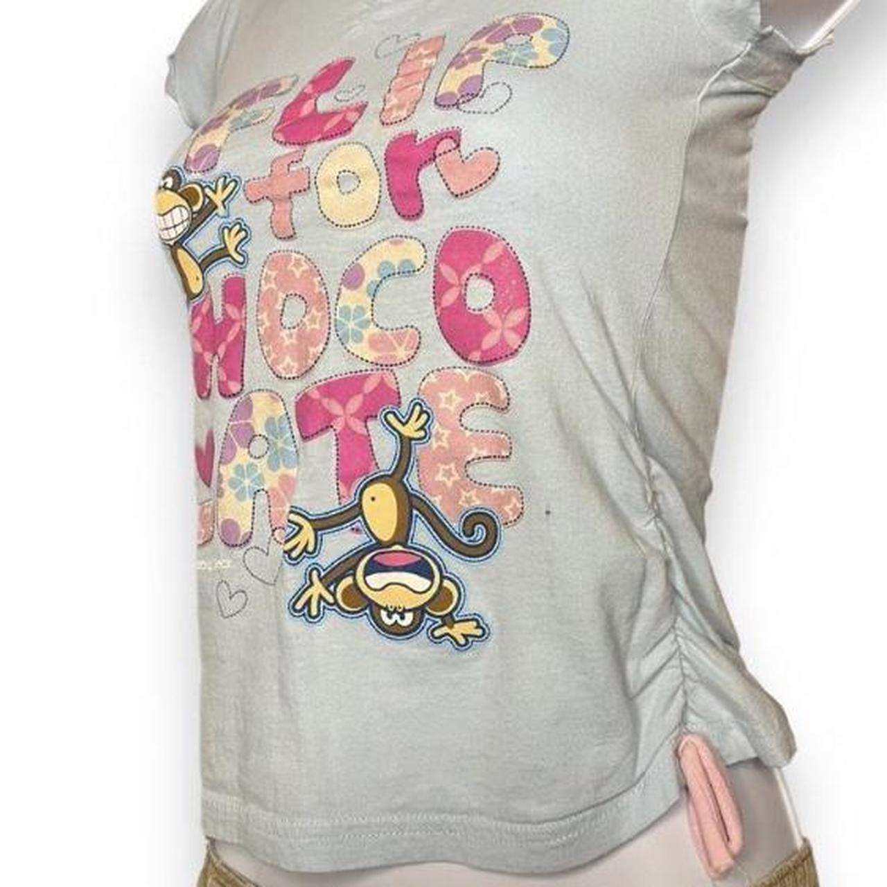 2000s bobby jack light blue &’ pink short sleeve... | Depop