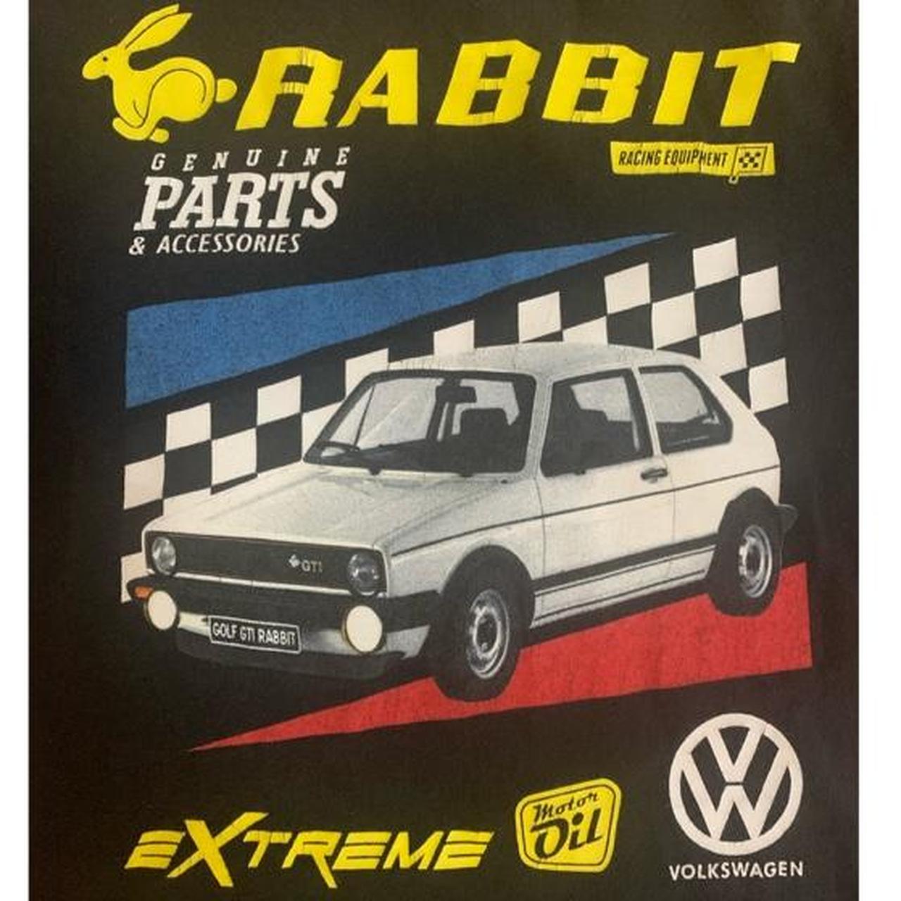 Official Licensed Vintage Faded Black VW Rabbit GTI... - Depop