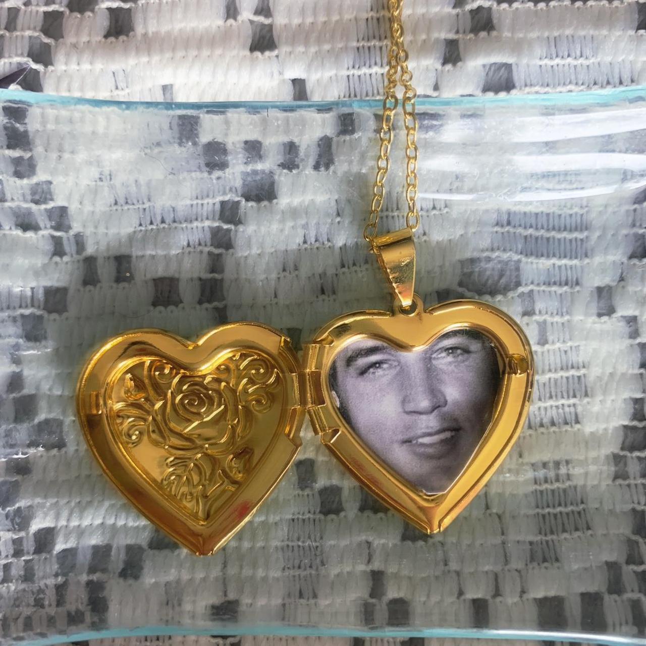 Elvis Presley locket. Gold Elvis Locket. Brand... - Depop