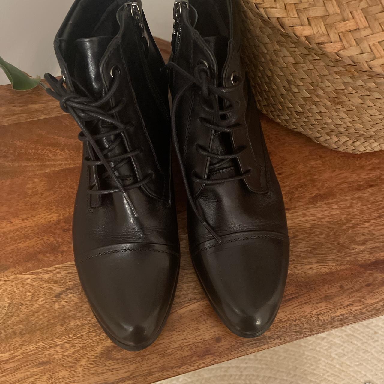 Spring Step Women's Black Boots | Depop