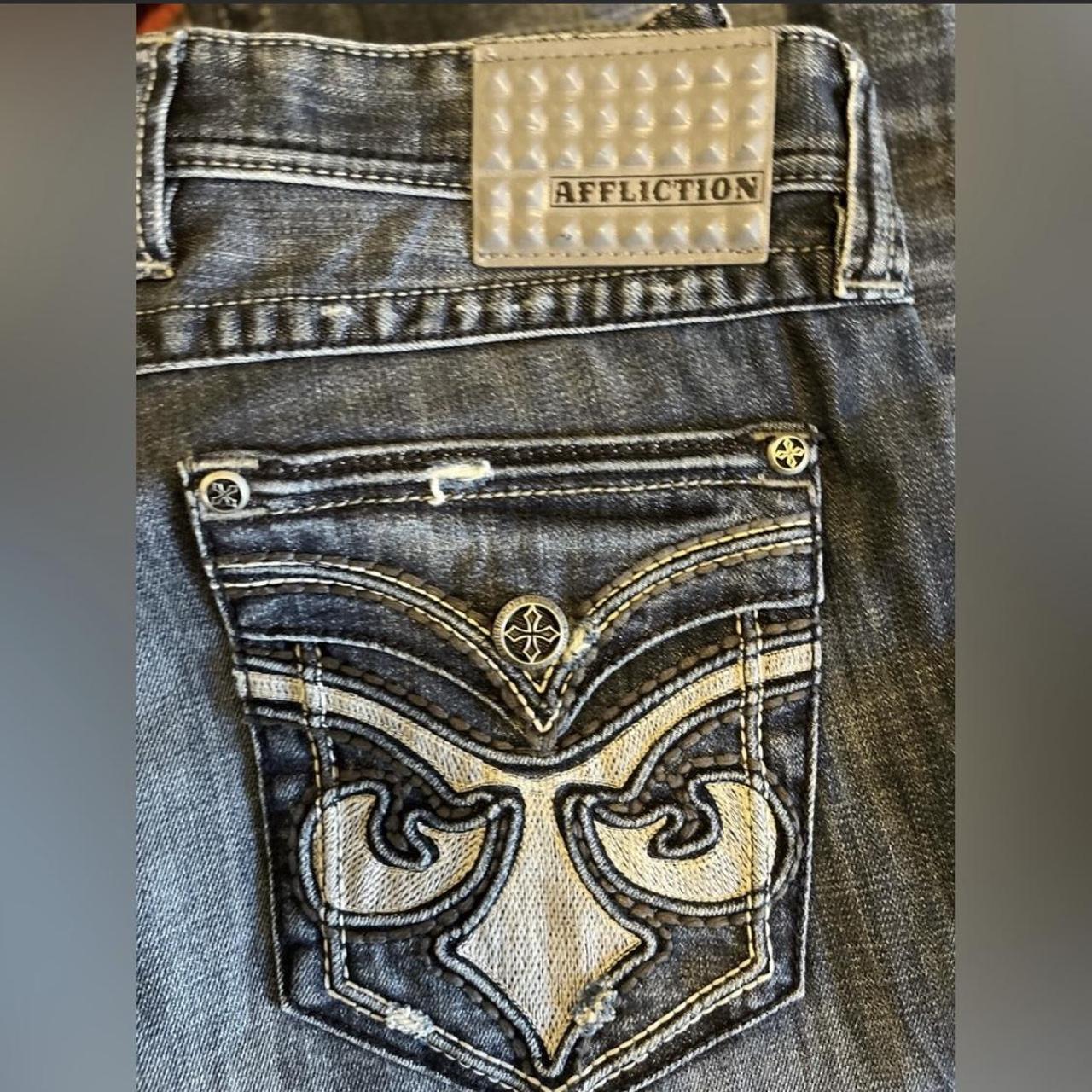Affliction Men's Jeans | Depop