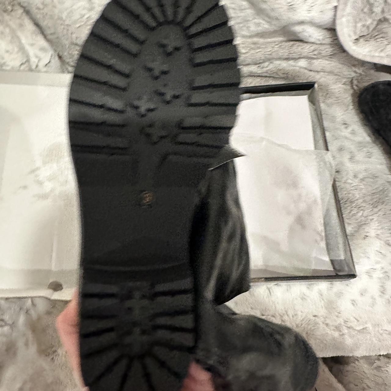 Never worn knee-high wide, calf torrid black boots,... - Depop