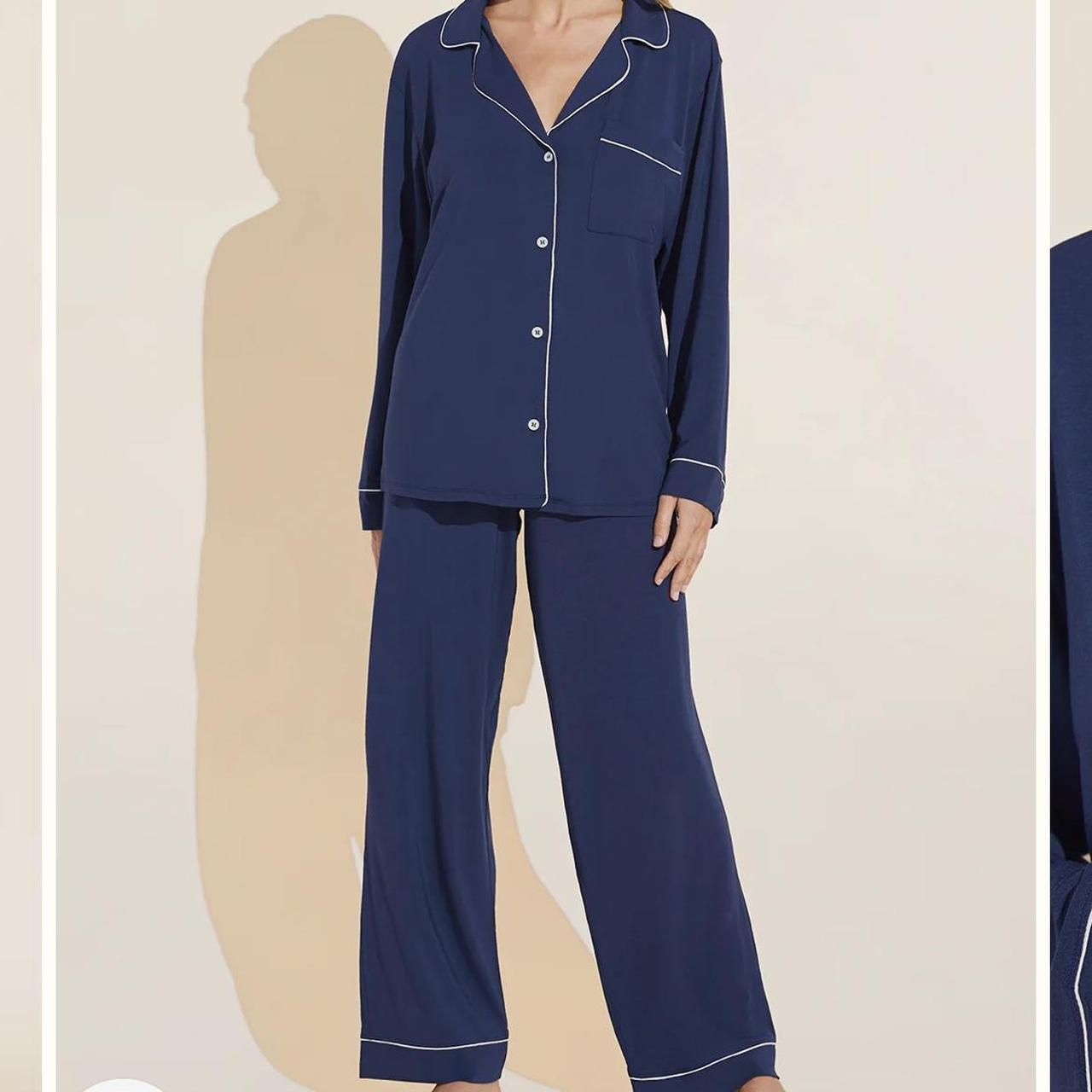 Eberjey Women's Navy Pajamas | Depop