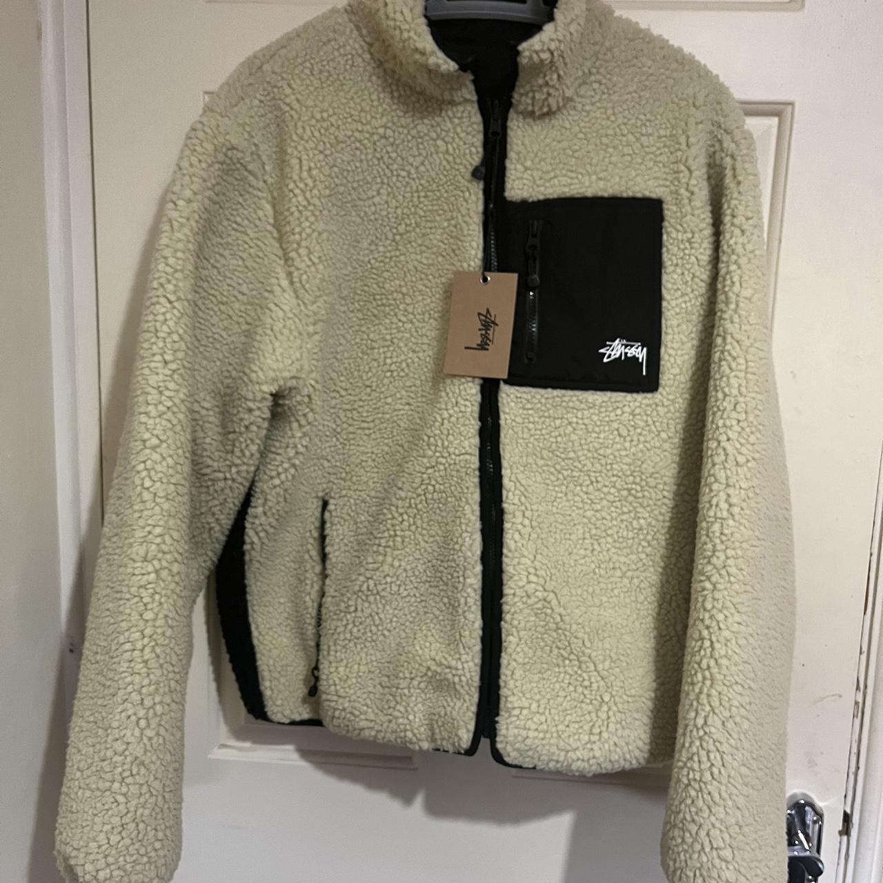 Reversible Stüssy 8 ball jumper. Worn once. Comes... - Depop