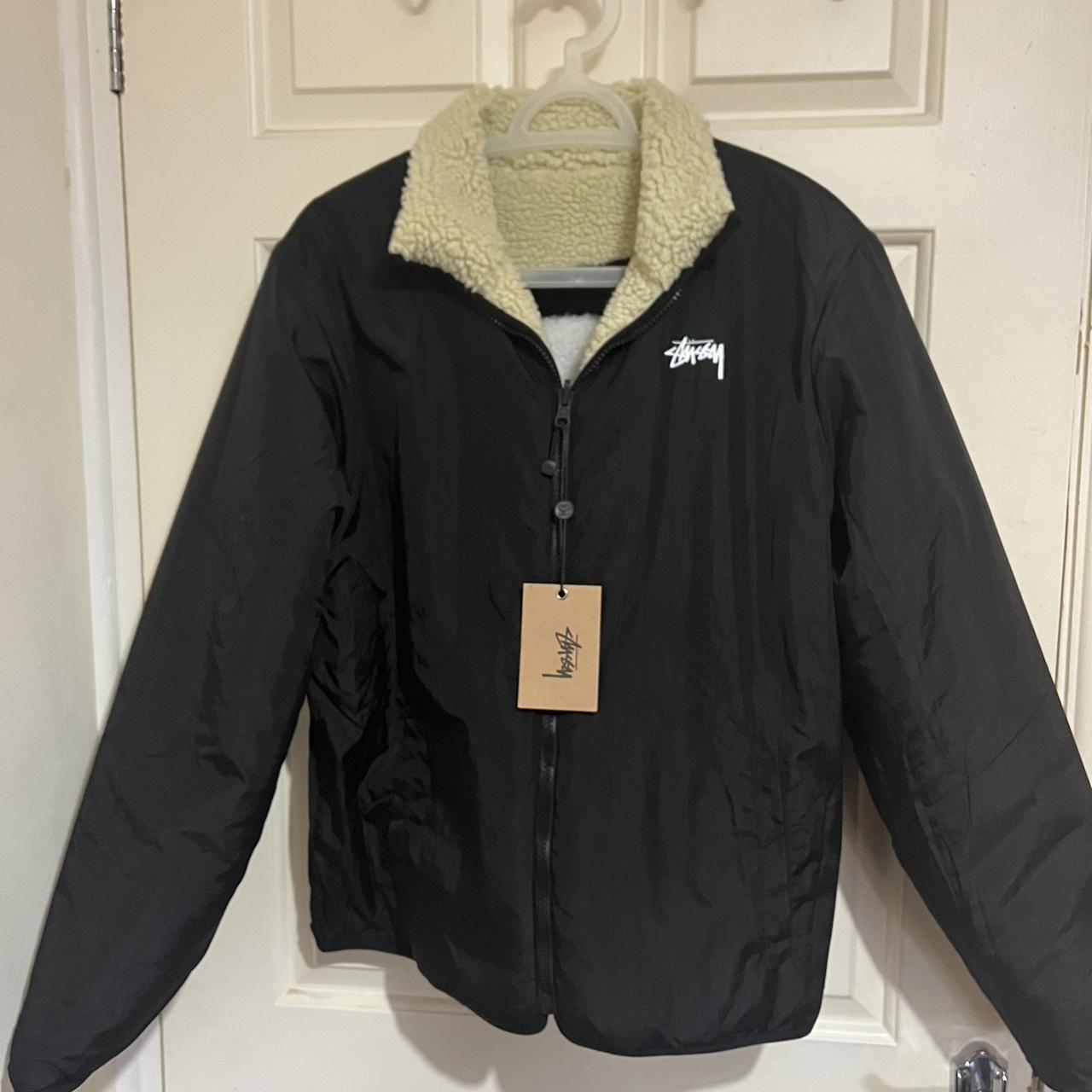 Reversible Stüssy 8 ball jumper. Worn once. Comes... - Depop