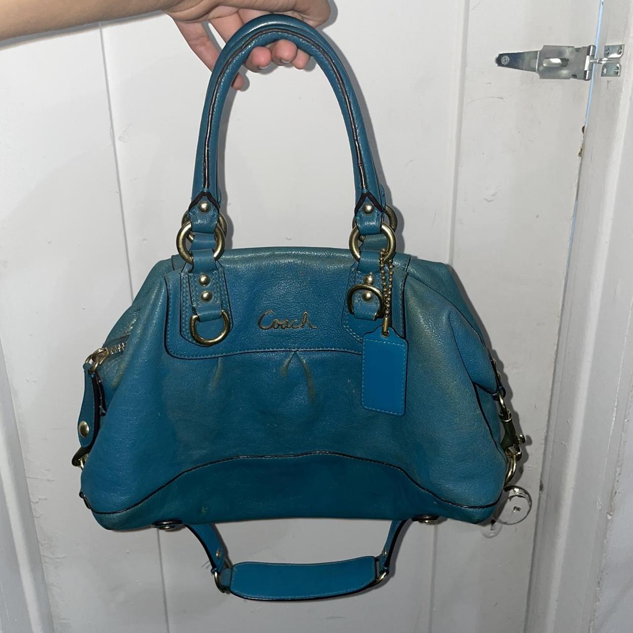 Original Blue Coach Bag!!!!! - Depop