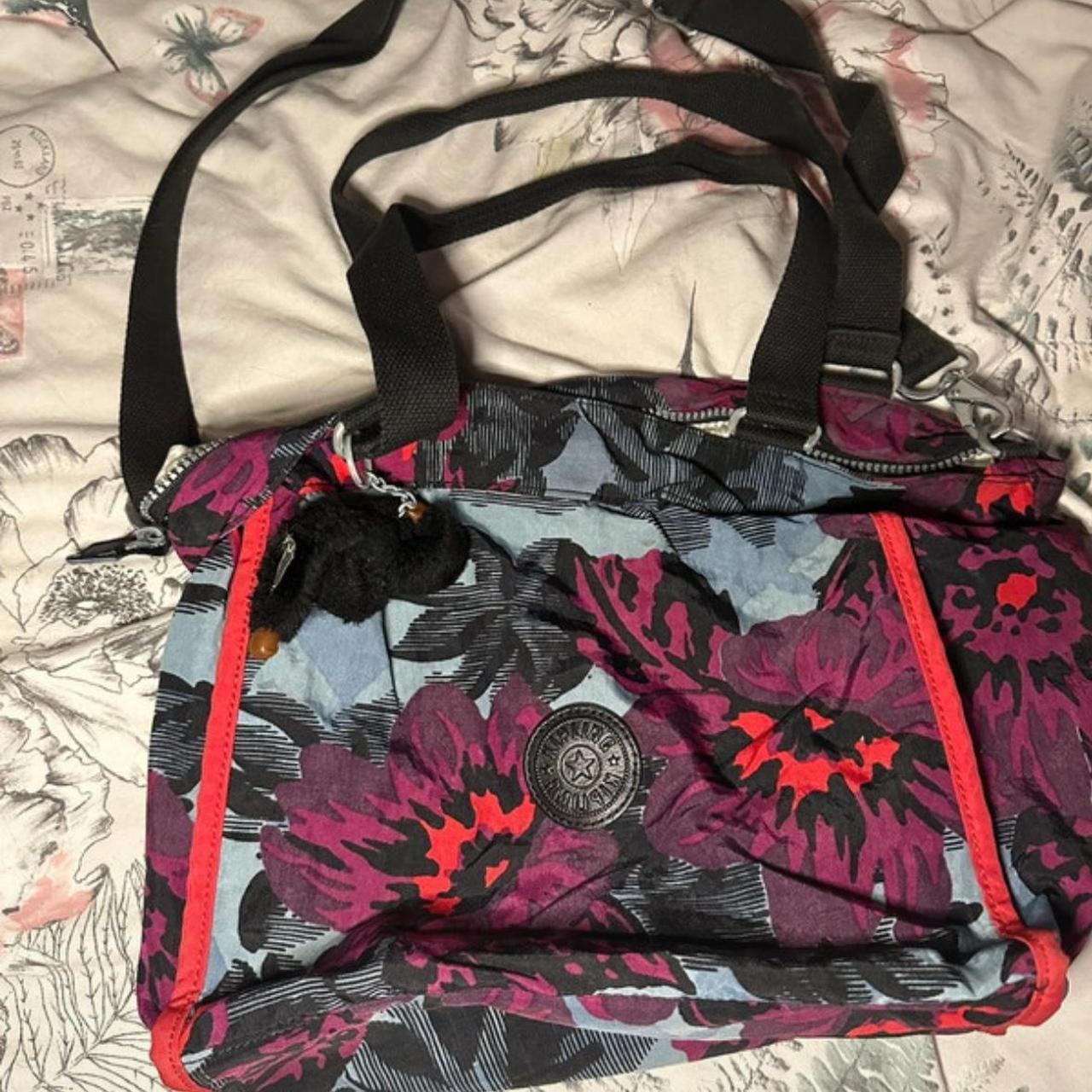 Kipling floral crossbody bag Used ages ago but not... - Depop