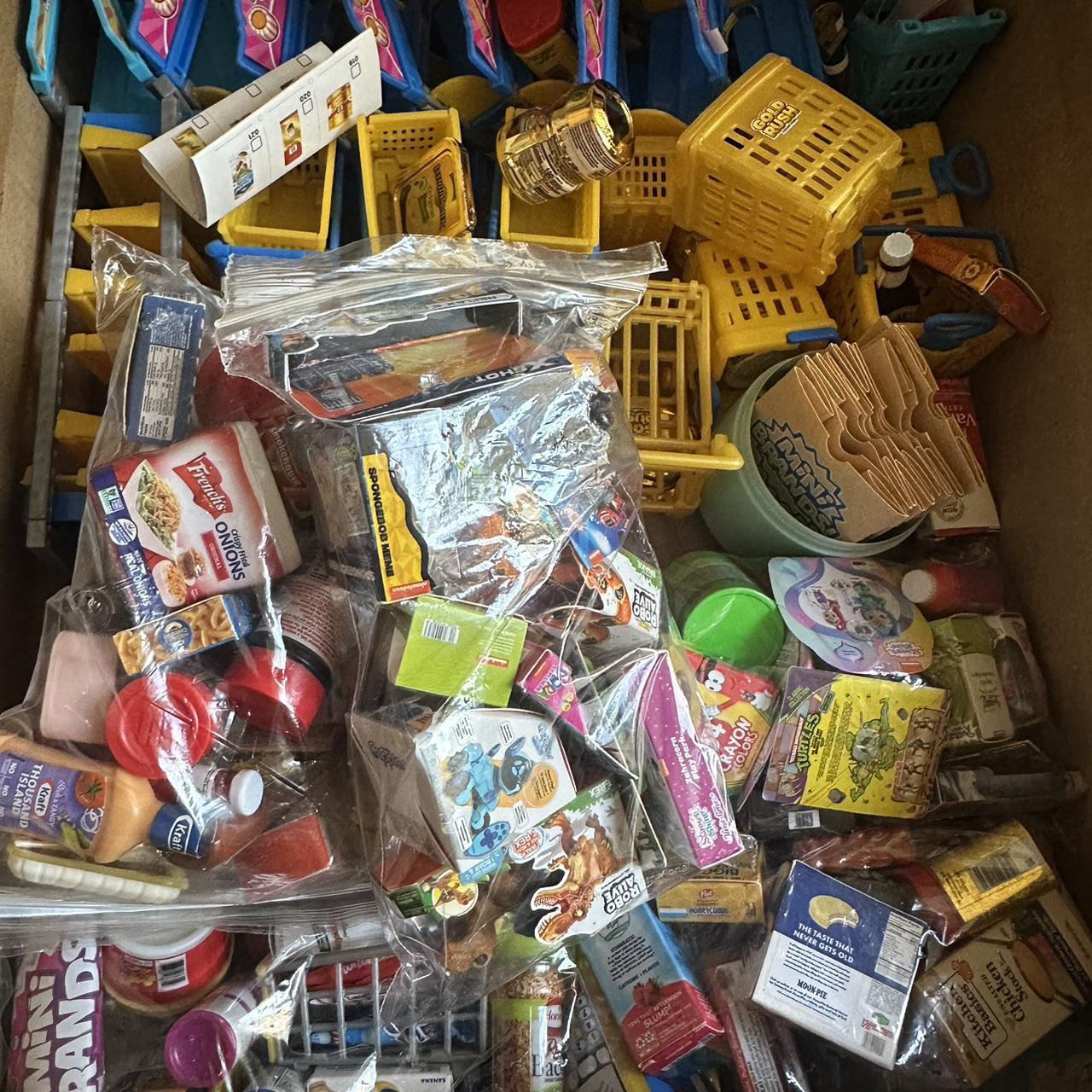 mini brands. 100+ and gold ones. carts, bags,... | Depop