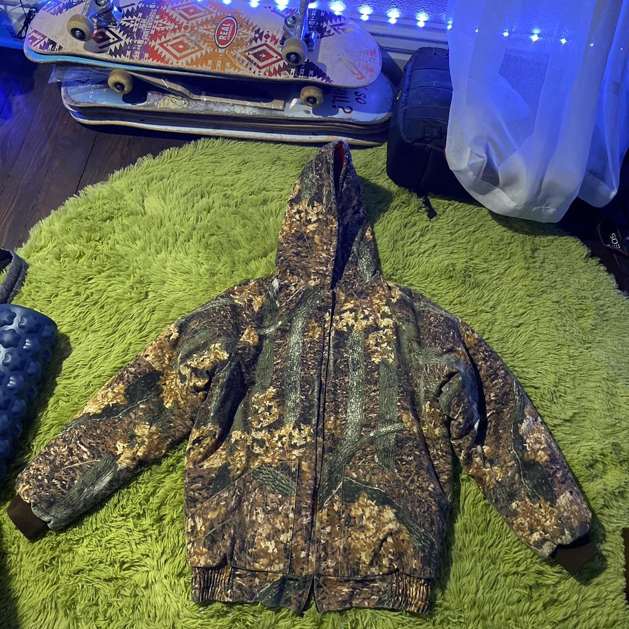 Vintage real tree work jacket Size medium... - Depop