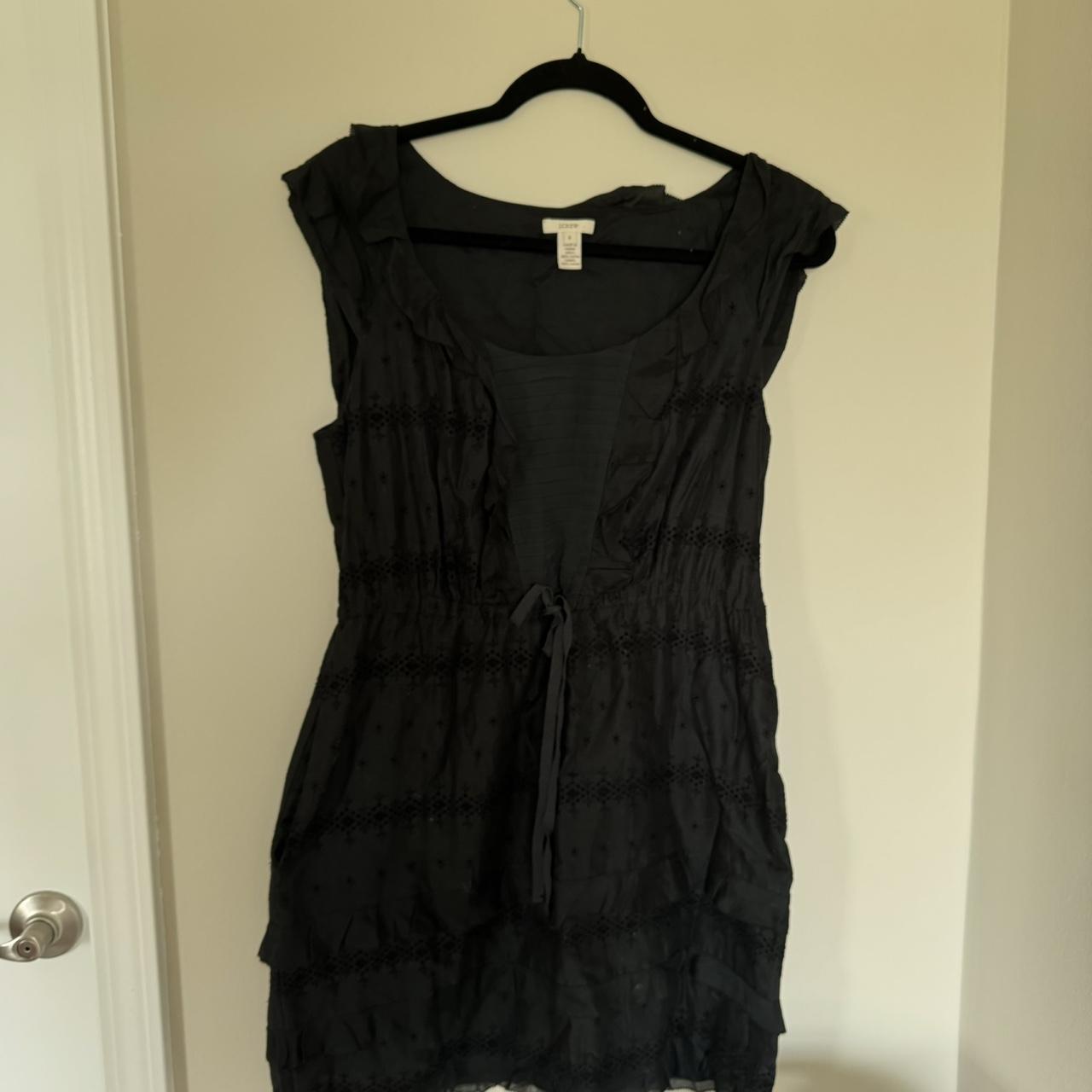Black J Crew dress with pockets - Depop