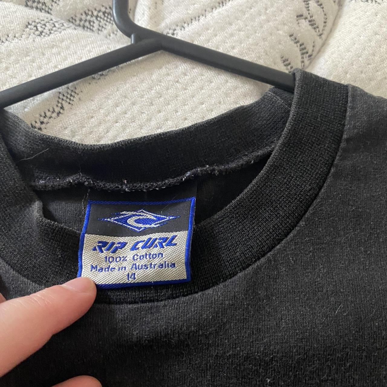 Vintage 90s rip curl tee Small fit Size 10 womens... - Depop
