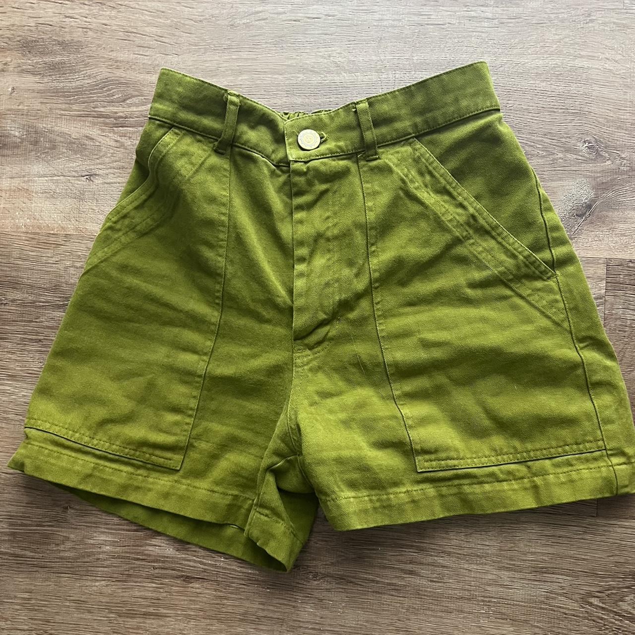 big bud press work shorts in green! Super cute just... - Depop