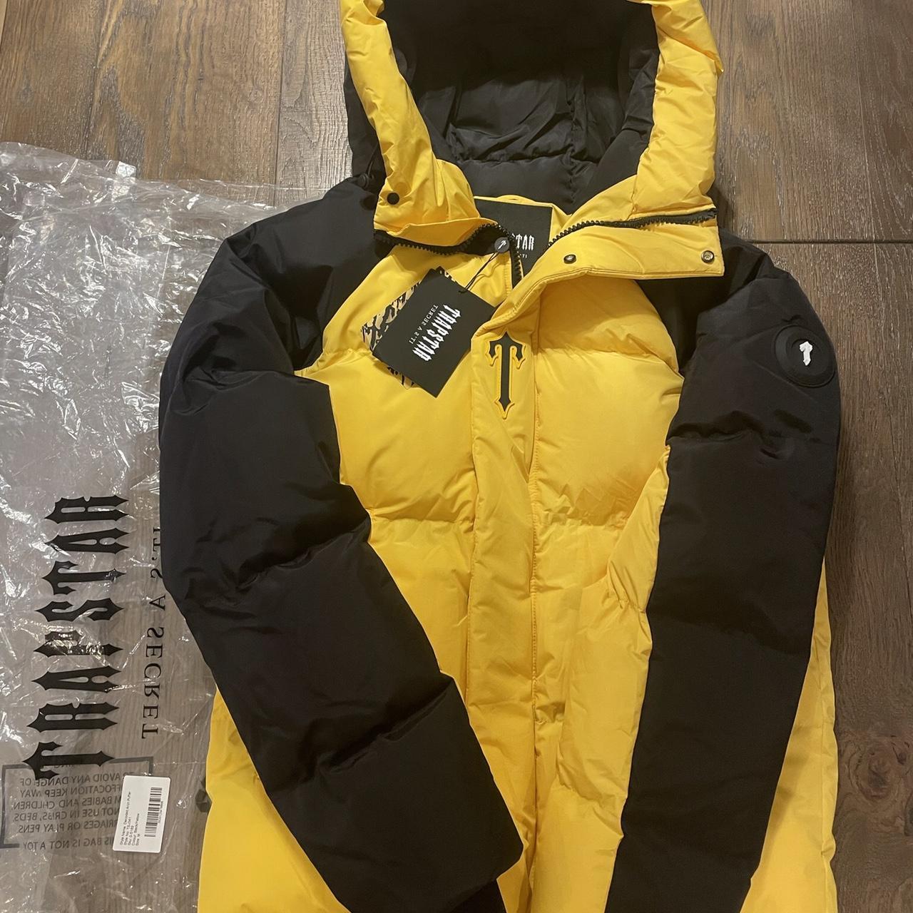 TRAPSTAR IRONGATE ARCH PUFFER JACKET AW23 - YELLOW /... - Depop