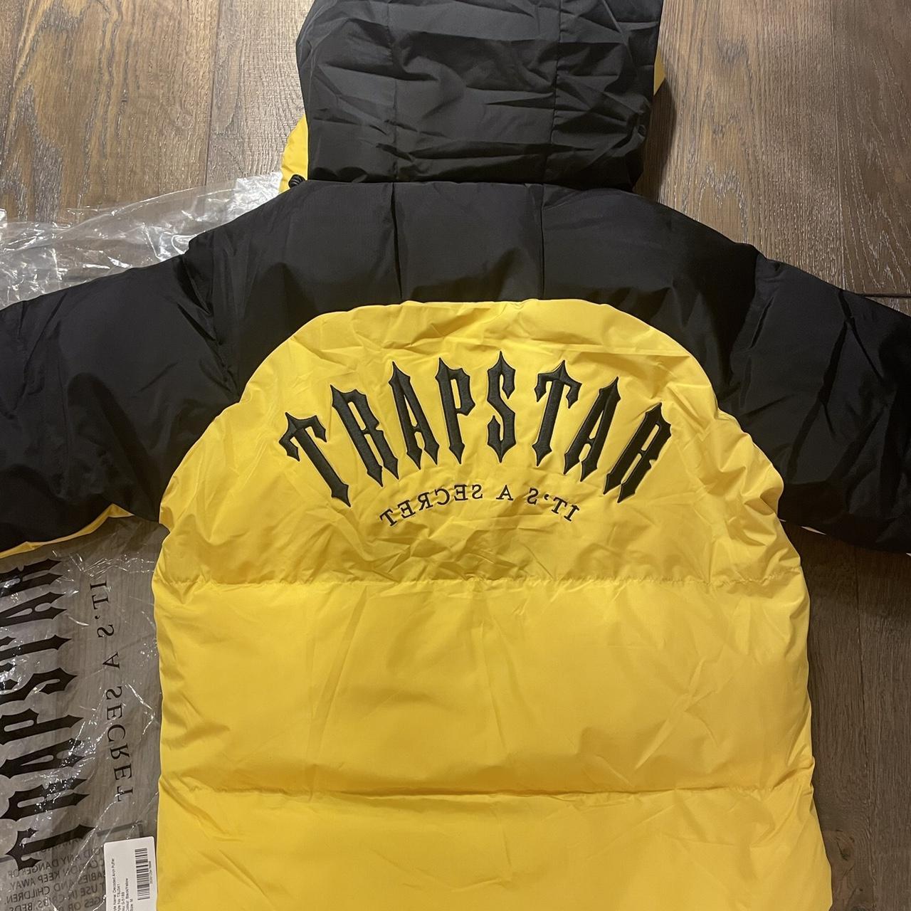 TRAPSTAR IRONGATE ARCH PUFFER JACKET AW23 - YELLOW /... - Depop