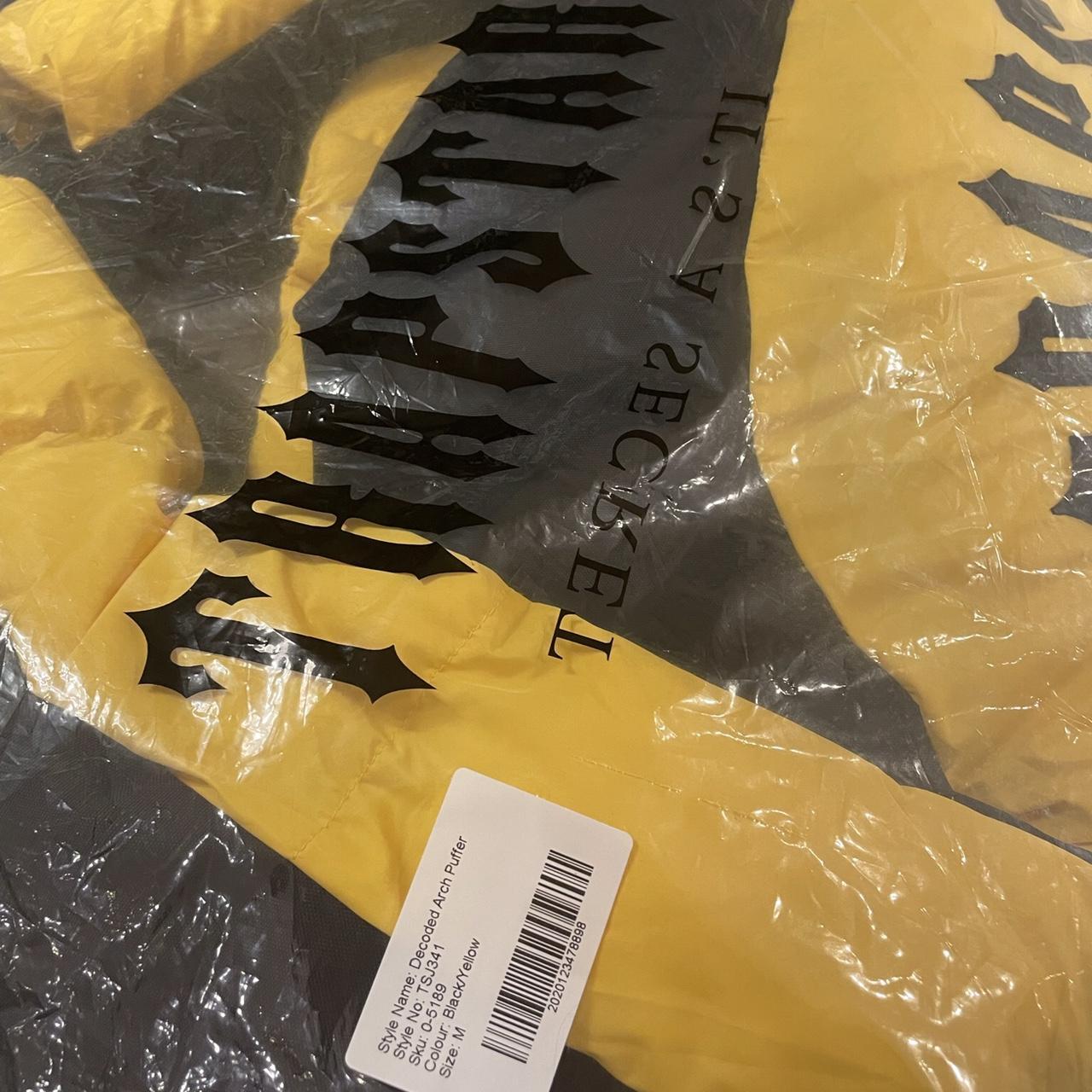 TRAPSTAR IRONGATE ARCH PUFFER JACKET AW23 - YELLOW /... - Depop