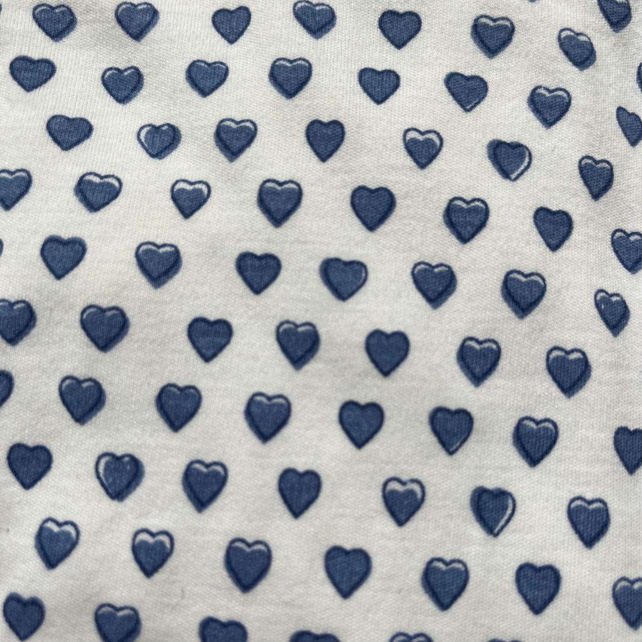 Cute Preppy Roller Rabbit Blue Heart Pajamas - Size XS - Depop