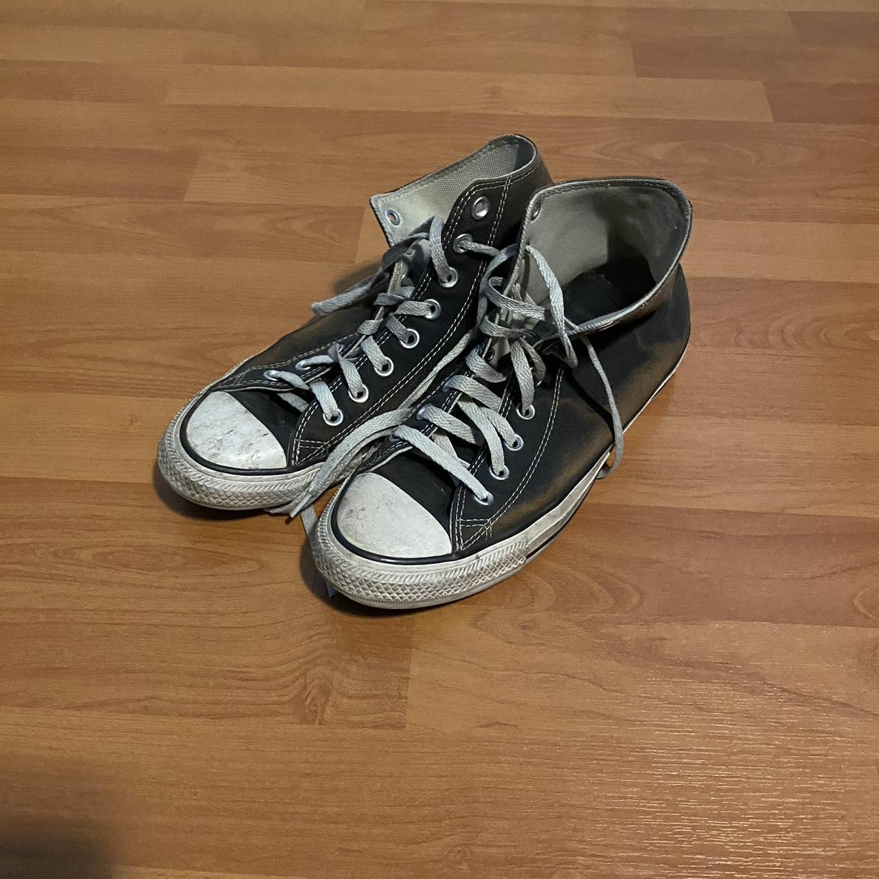 super beat converse chuck taylor beaters, size 7.5... - Depop