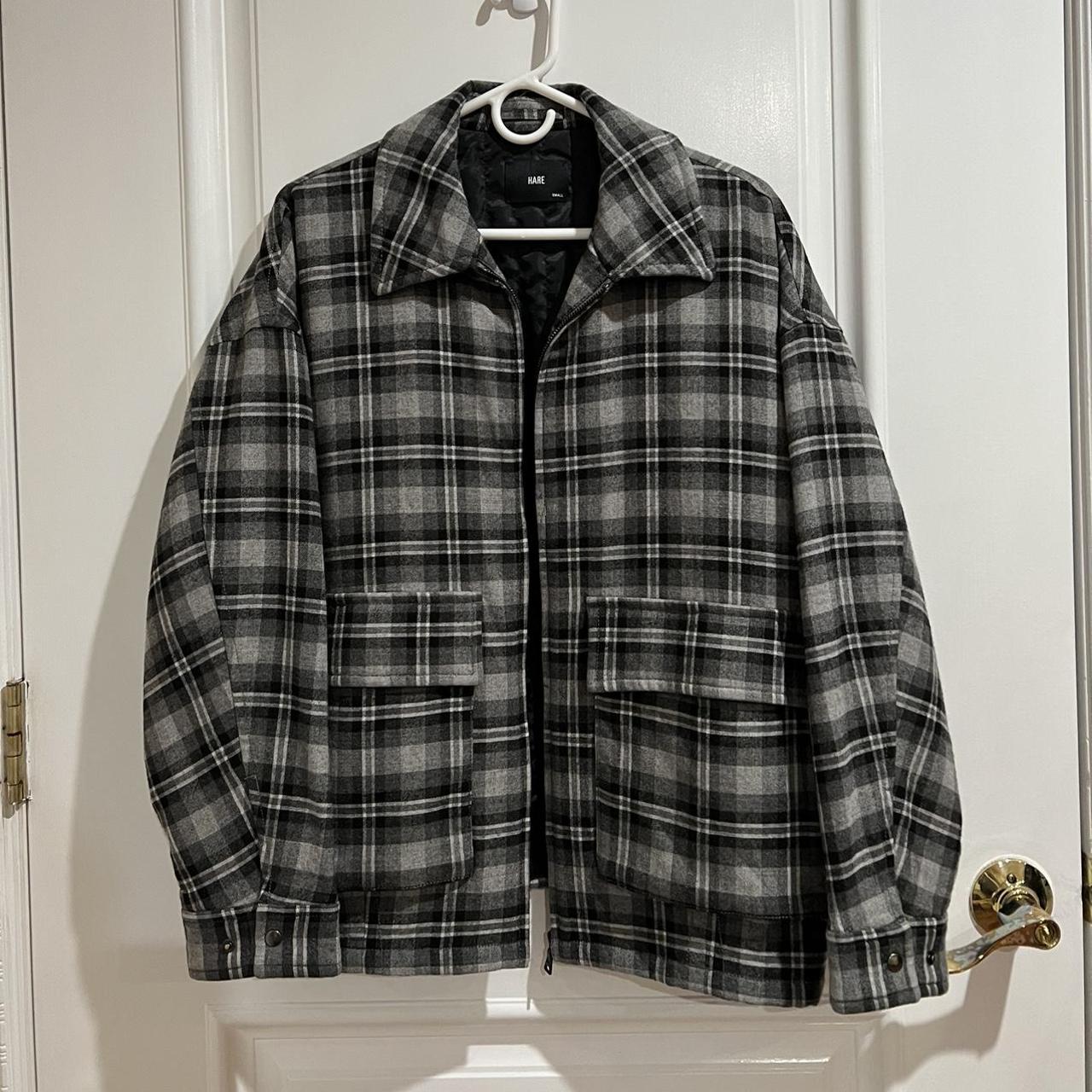 “HARE” INSULATED PLAID JACKET 3M Insulated padding... - Depop