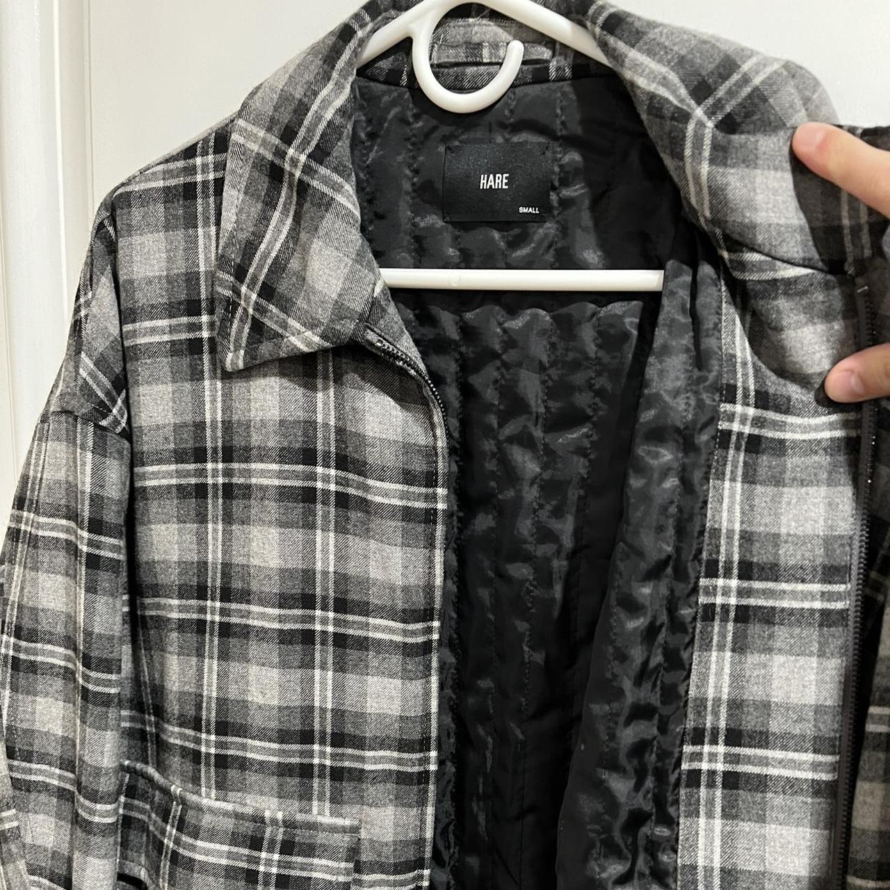 “HARE” INSULATED PLAID JACKET 3M Insulated padding... - Depop