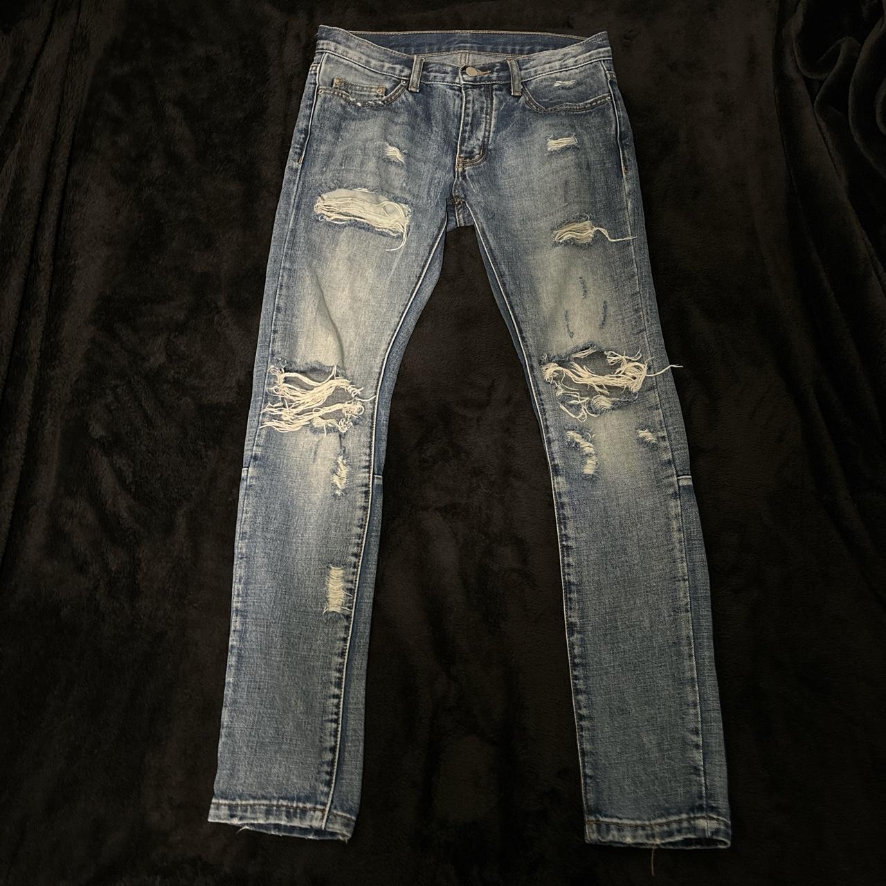 MNML Jeans size 29’30 Bought them off Depop just... - Depop