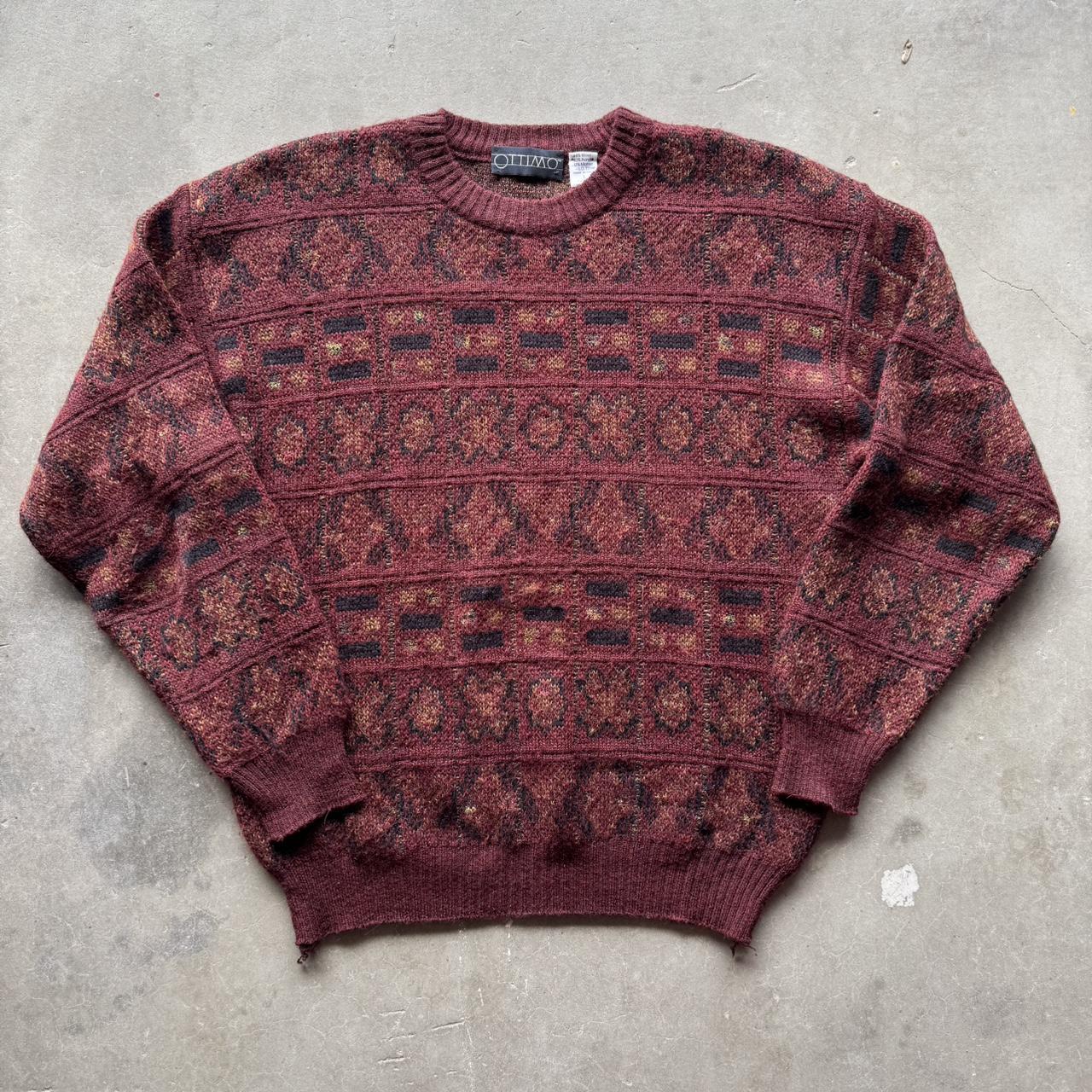 Vintage Italian Wool Sweater | Depop