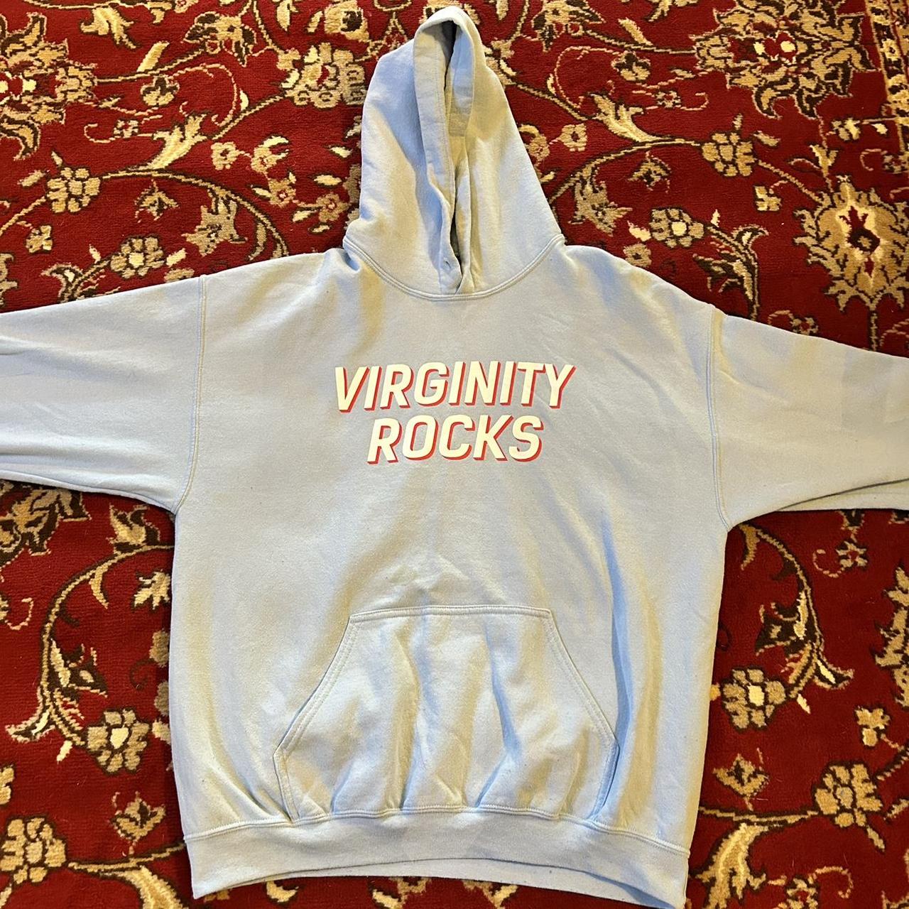 Danny Duncan virginity rocks hoodie slight stain... - Depop
