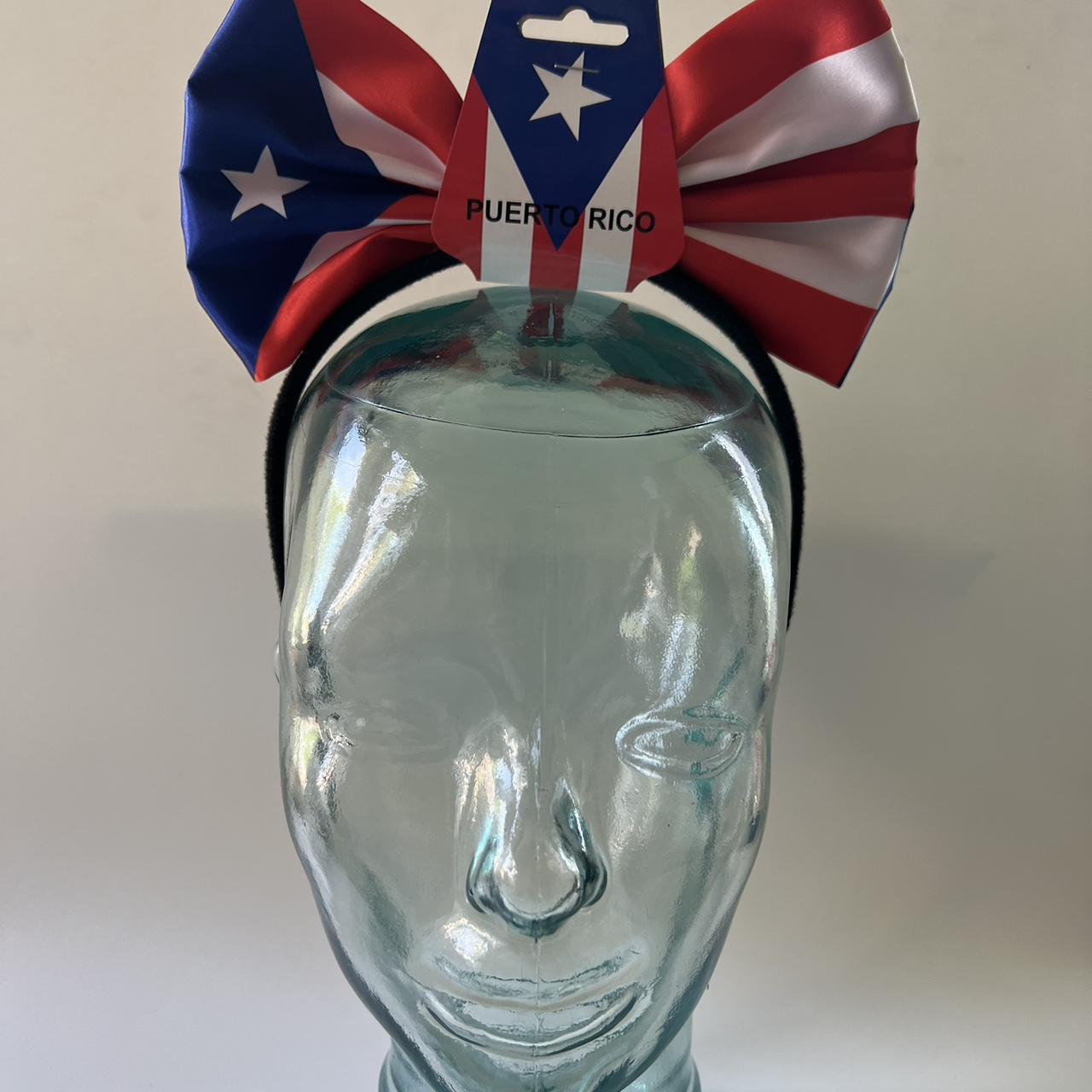 Puerto Rico flag bowknot headband Beauty Fashion... - Depop