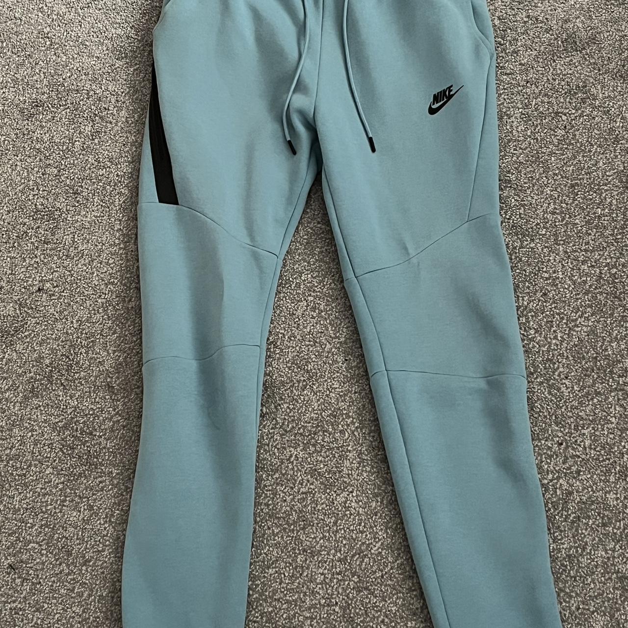 baby blue tech fleece tracksuit (old... - Depop