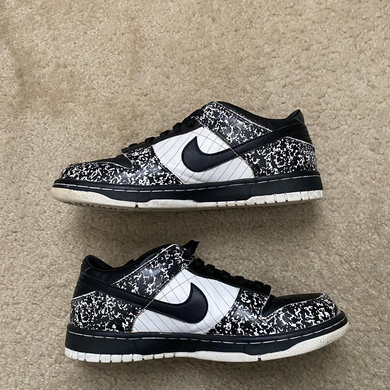 Nike Black and White Trainers | Depop
