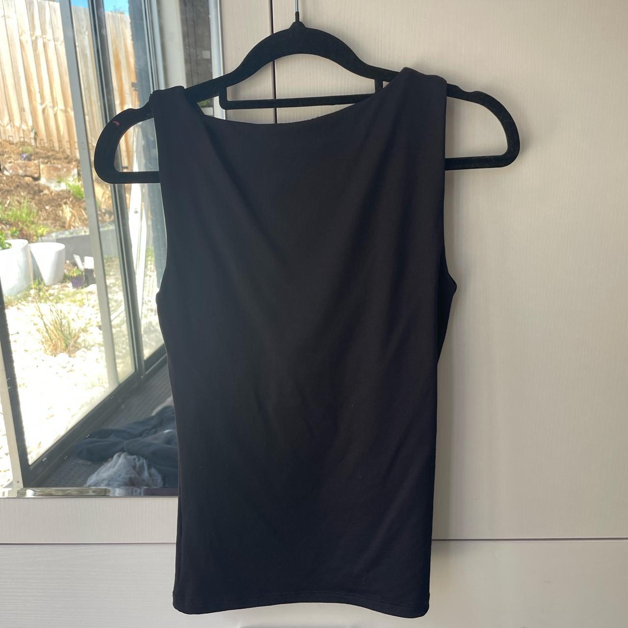 Glassons black super soft scoop neck tank Worn once... - Depop
