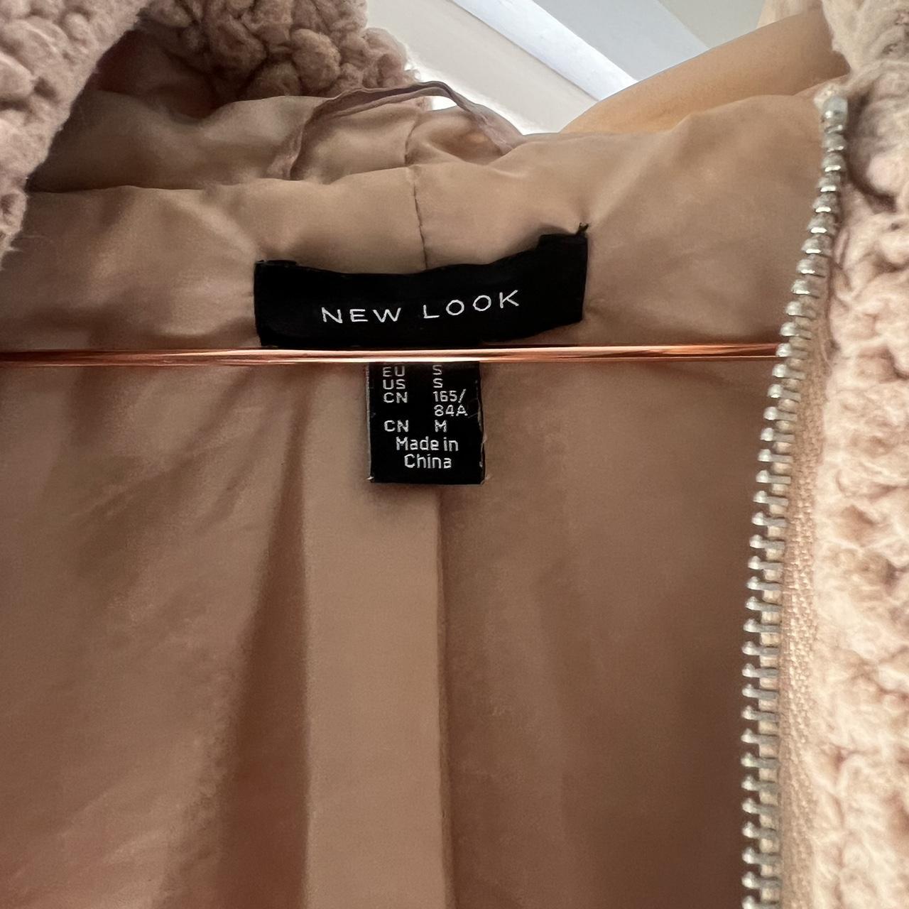 New look teddy coat Size small Lovely condition,... - Depop