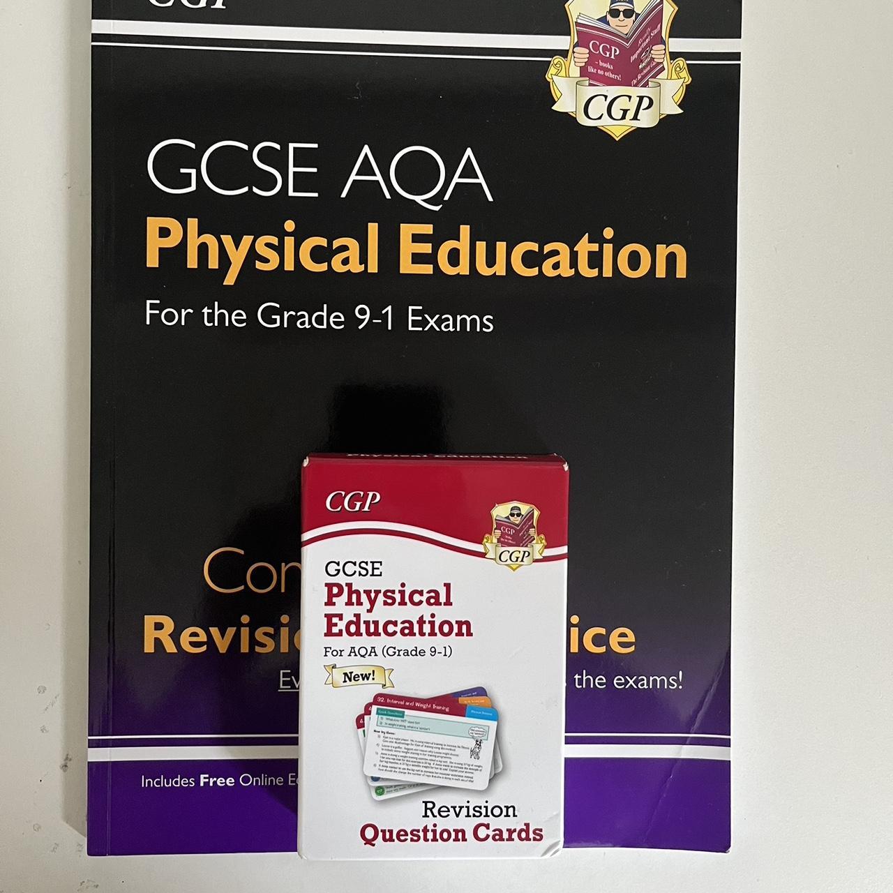 AQA PE GCSE Revision Guide and Flashcards -Good... - Depop