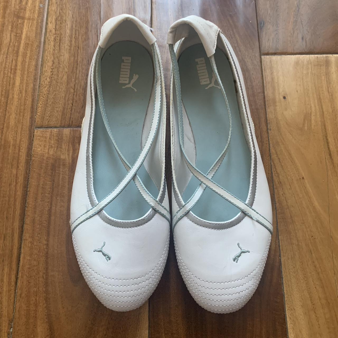 puma sporty ballet flats with straps! - Depop