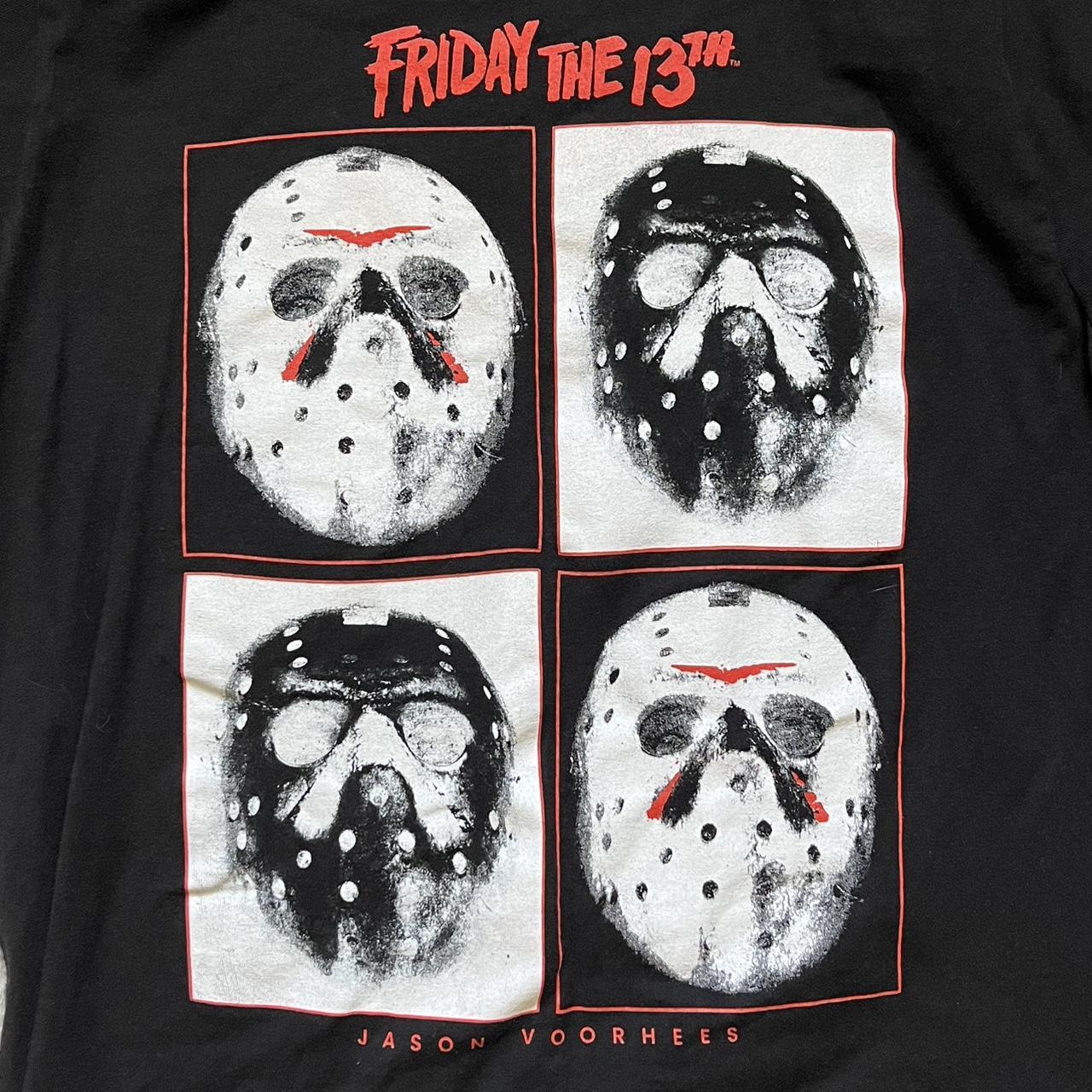 Friday the 13th Jason Voorhees graphic horror tee... | Depop