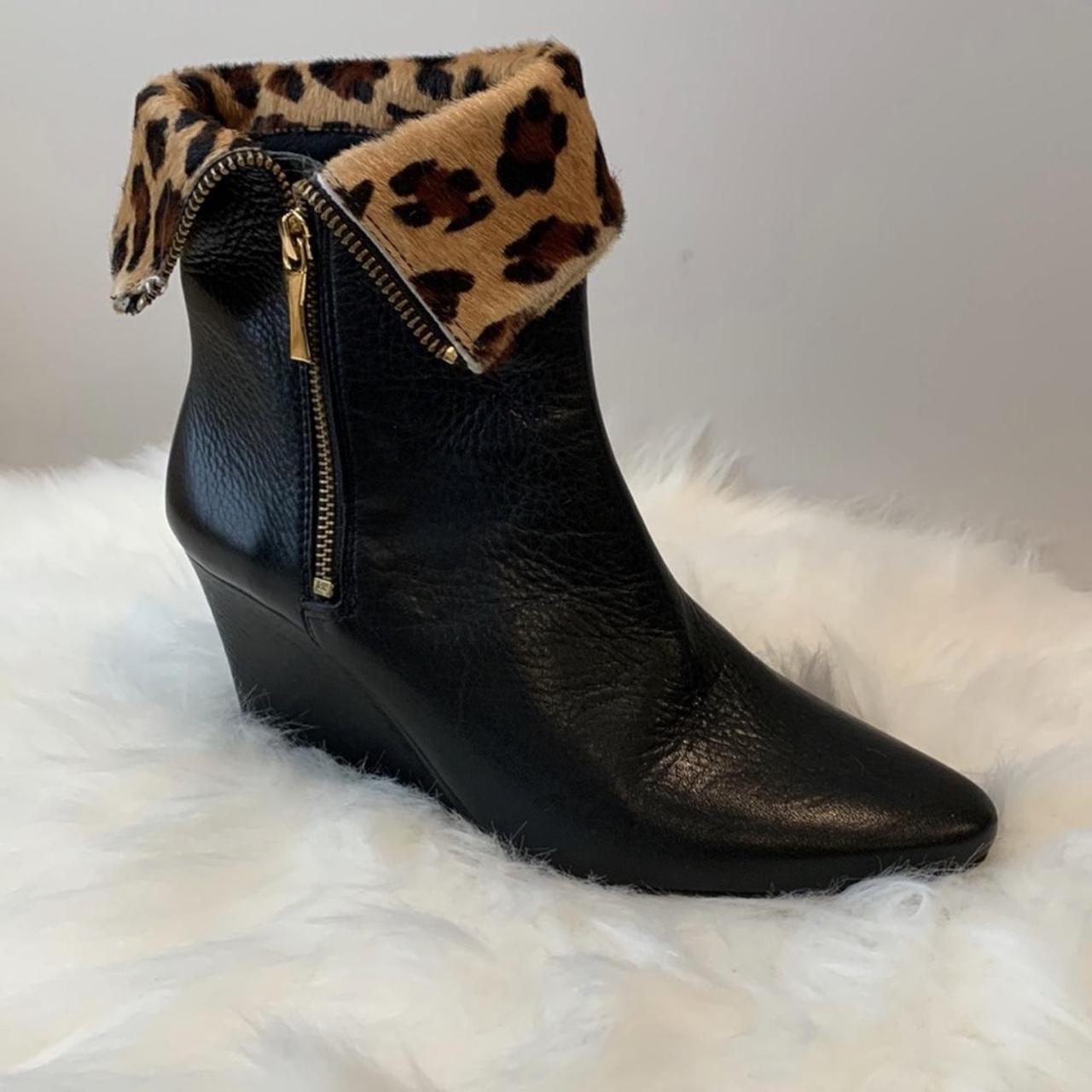 Kate Spade New York Volte Wedge Booties Real Fur Depop