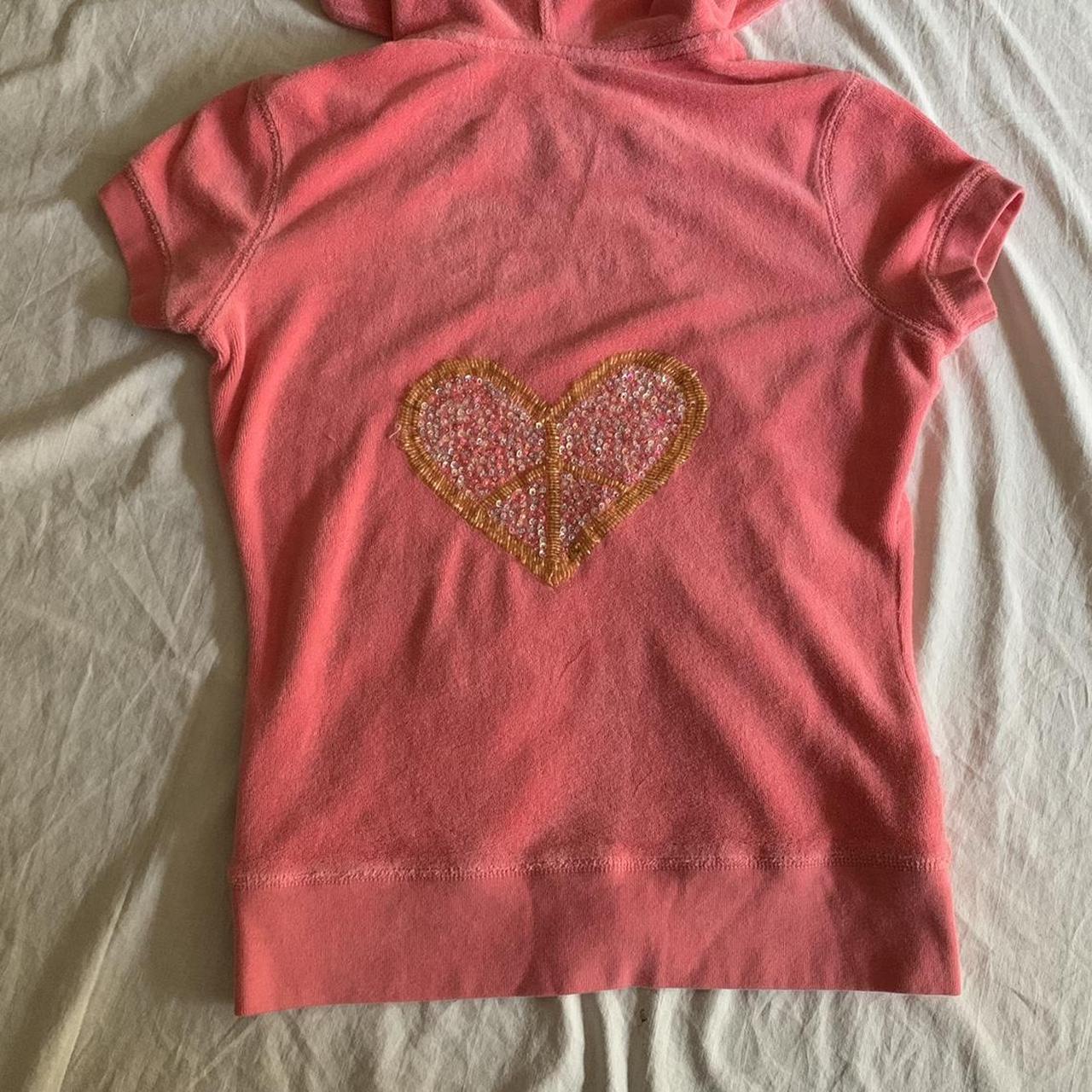 Vintage y2k terry cloth zip up... - Depop