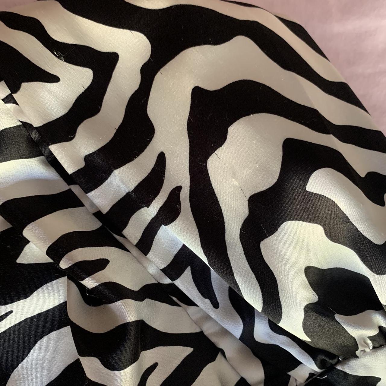 Trashy y2k zebra print... - Depop