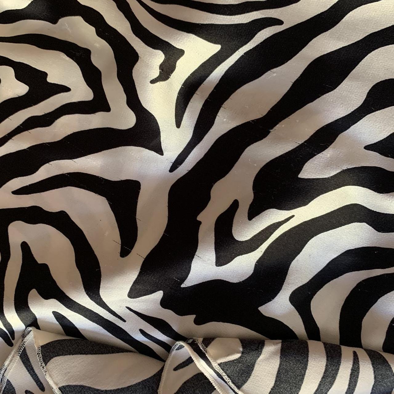 Trashy y2k zebra print... - Depop