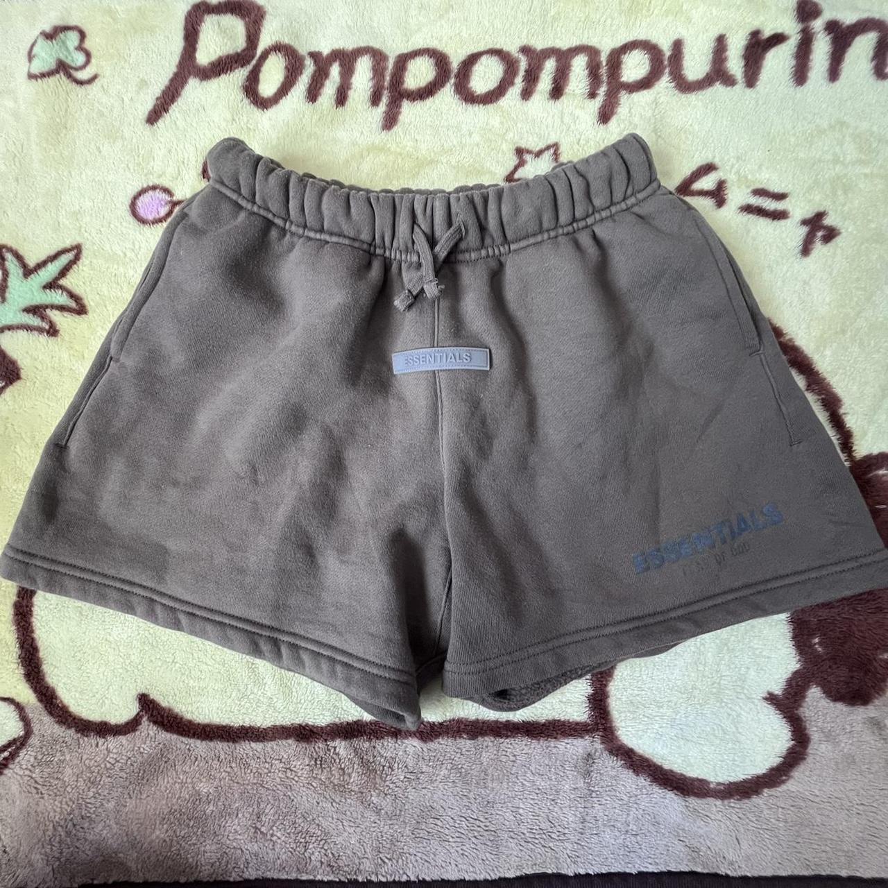 Essentials brown woman’s shorts size 8 (medium) fits... - Depop