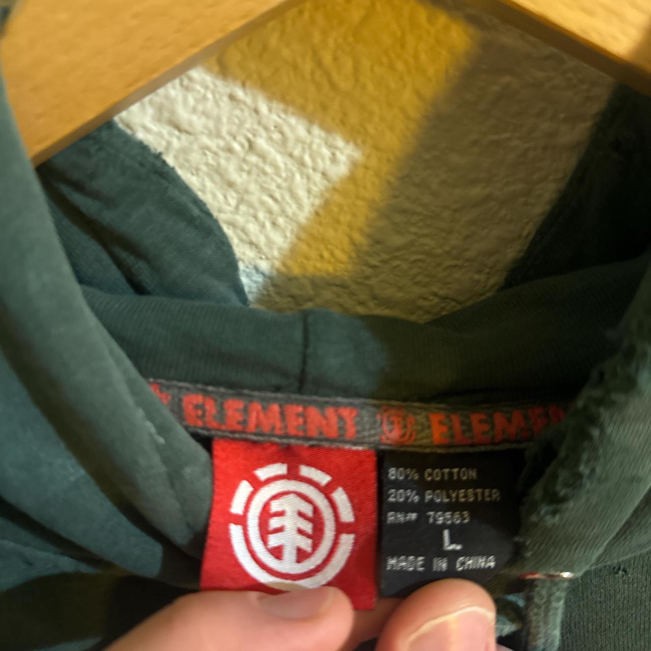 Vintage Dark green Element hoodie Size:... | Depop
