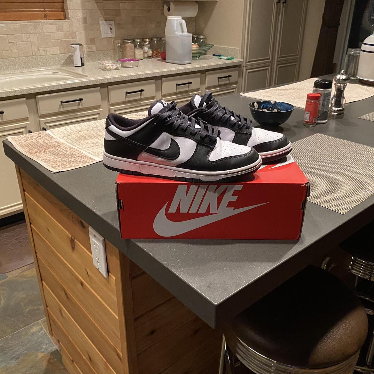 Panda dunks no wear used like once - Depop