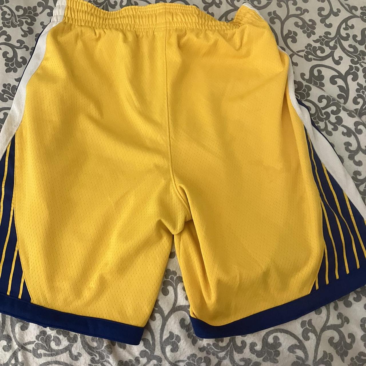 Jordan Men's Yellow and Blue Shorts | Depop